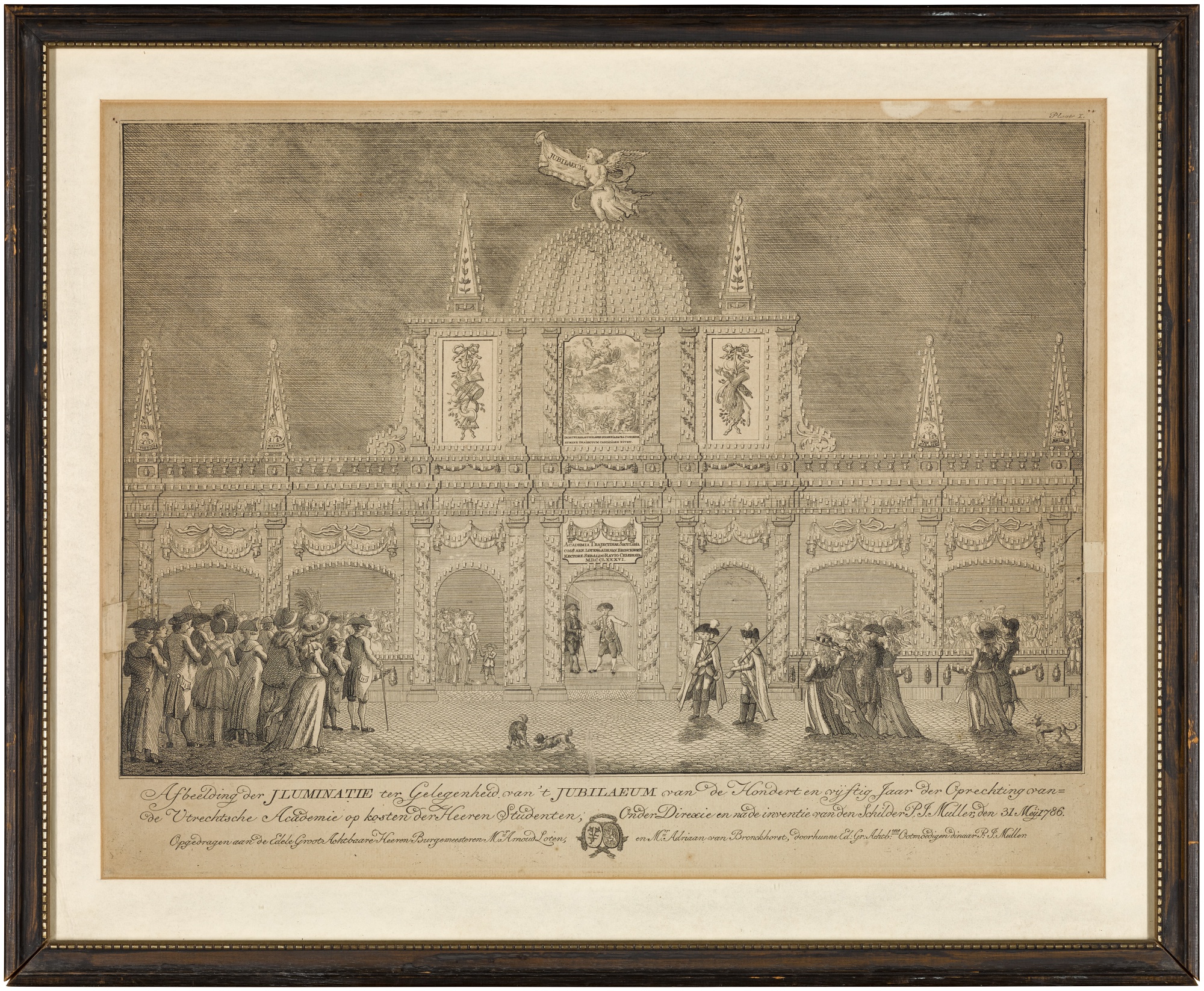 A group of five engravings of Netherlandish architectural subjects | As ...
