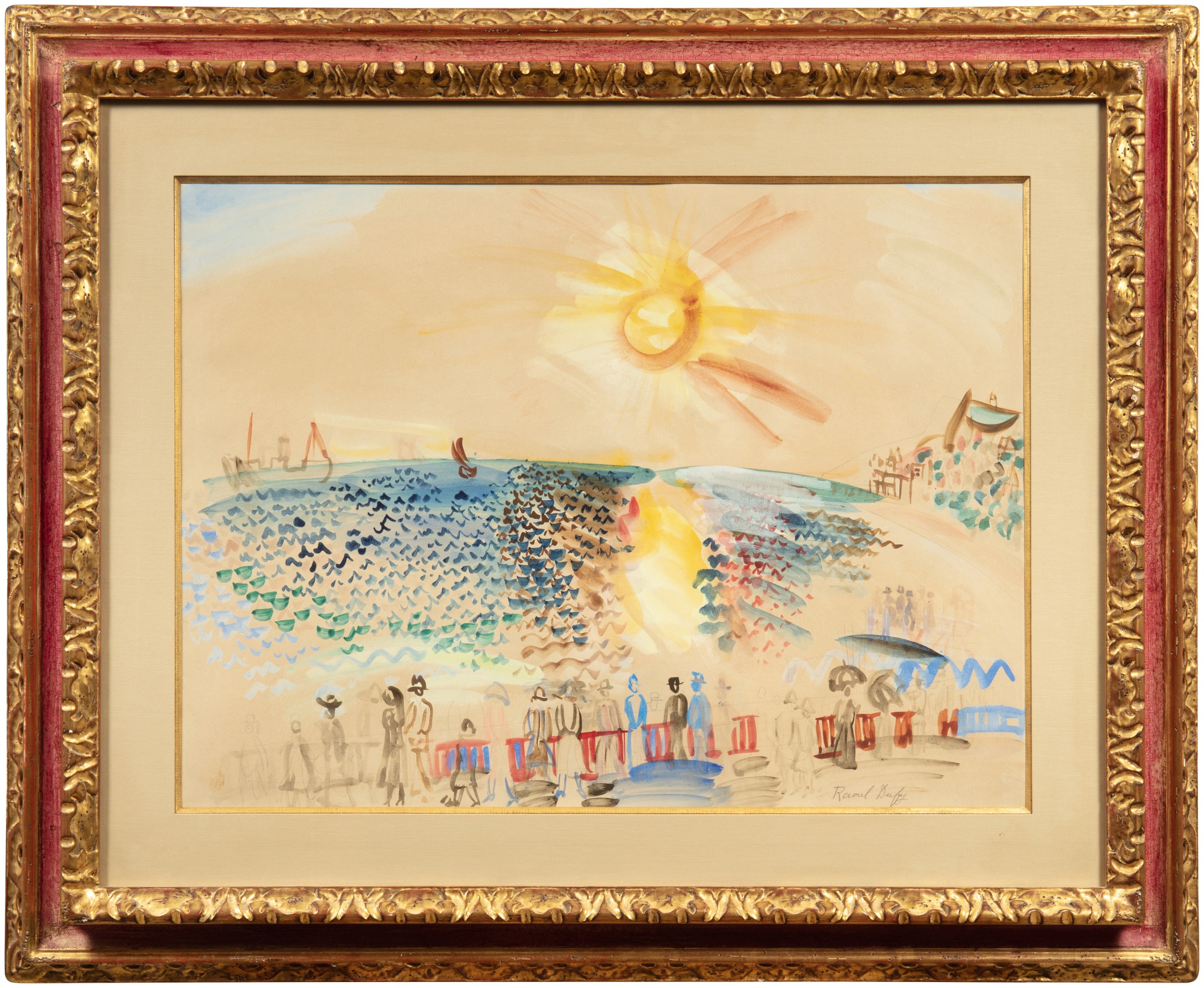 La promenade à Sainte-Adresse | Art Impressionniste et Moderne Day ...