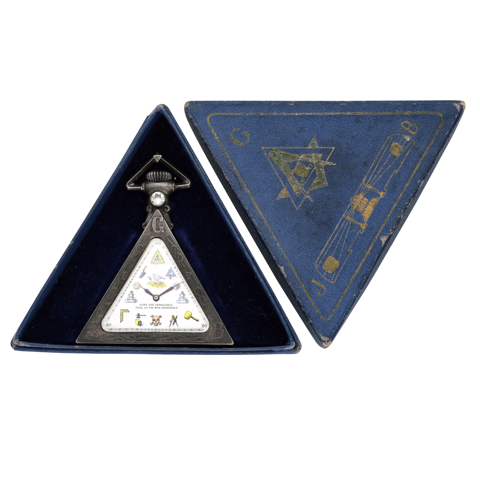 A silver triangular Masonic watch, Circa 1900 | Fine Watches | 2022 ...