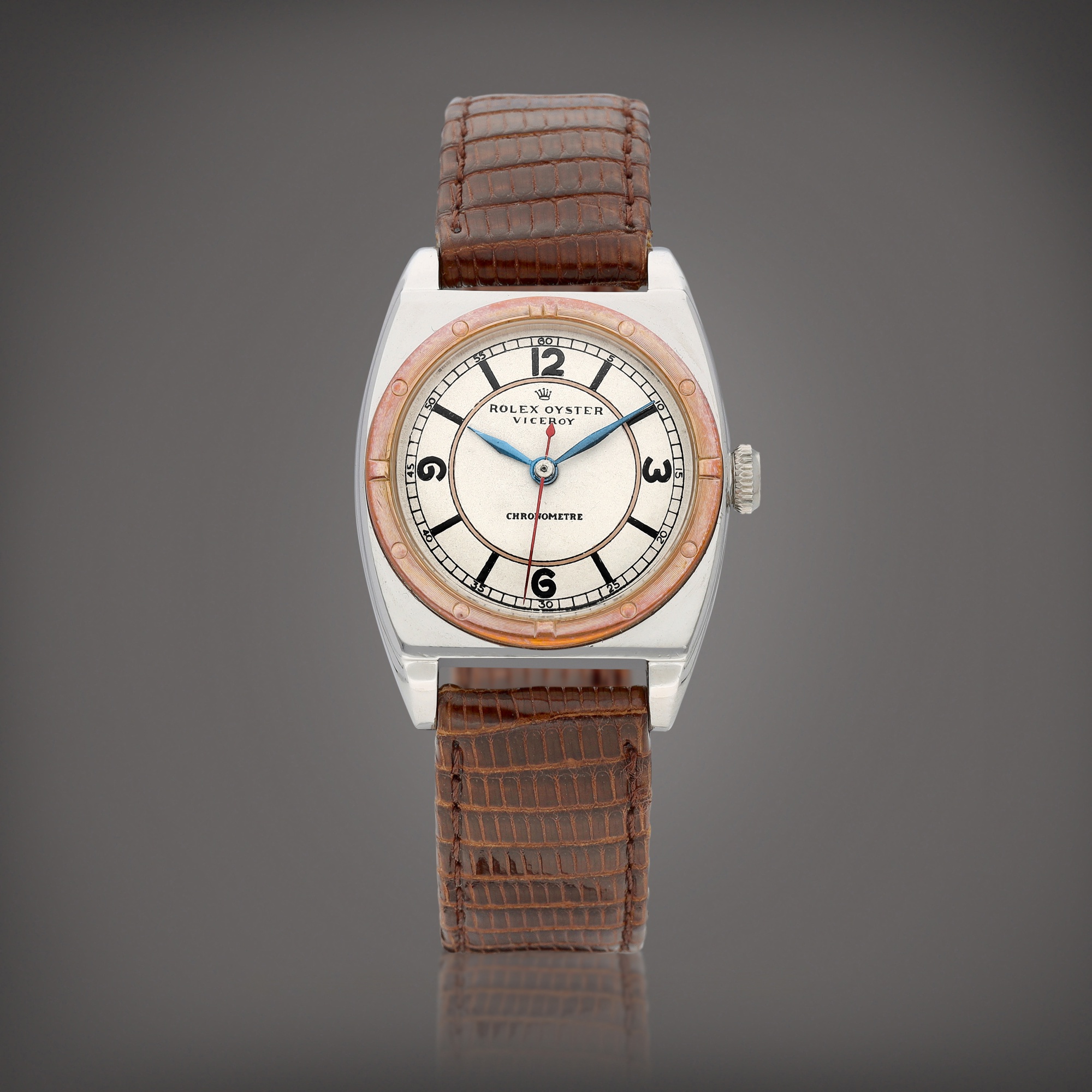 Oyster Viceroy, Reference 3359 | A pink gold and stainless steel ...