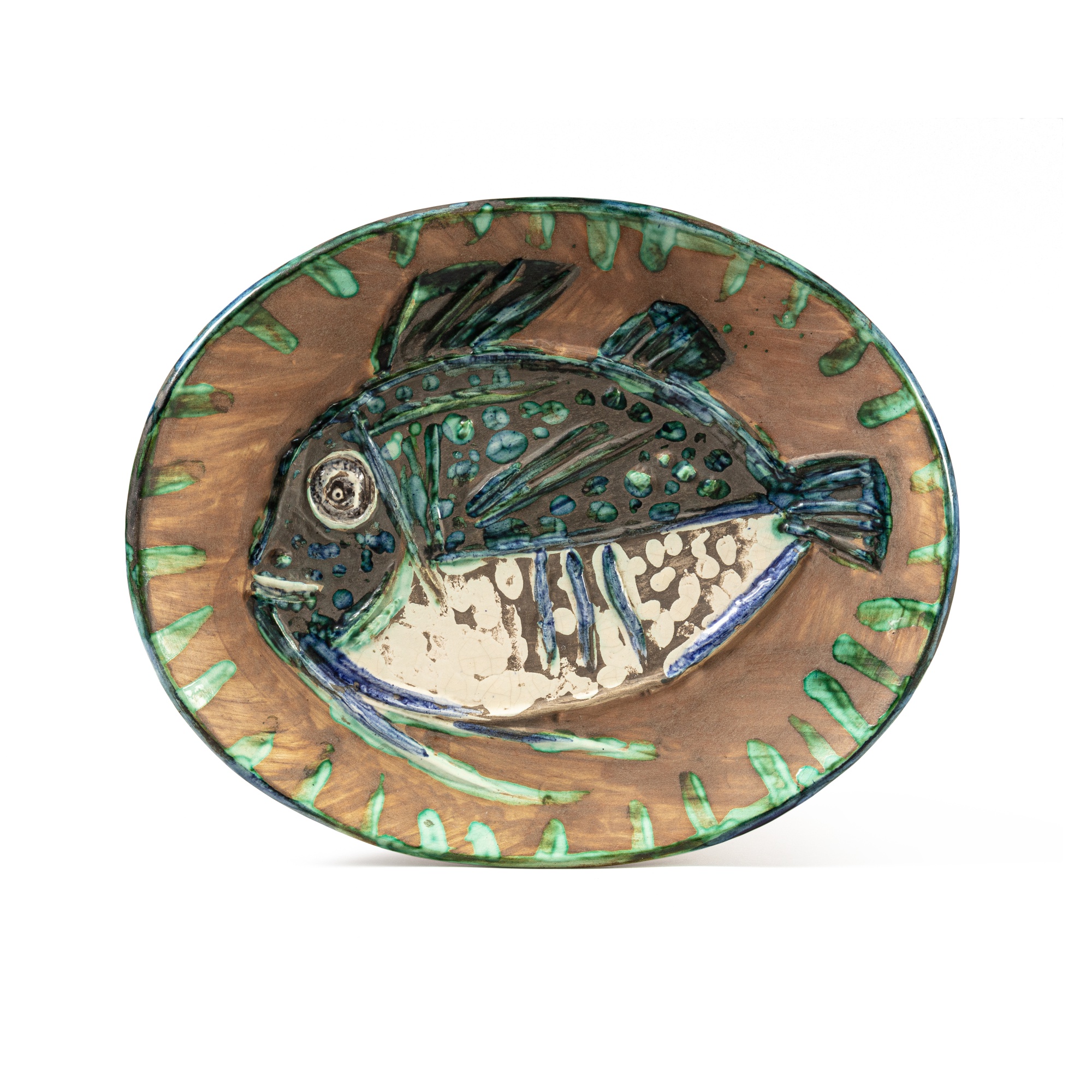 Poisson fond roux (A. R. 169) | Important Picasso Ceramics | 2023 ...