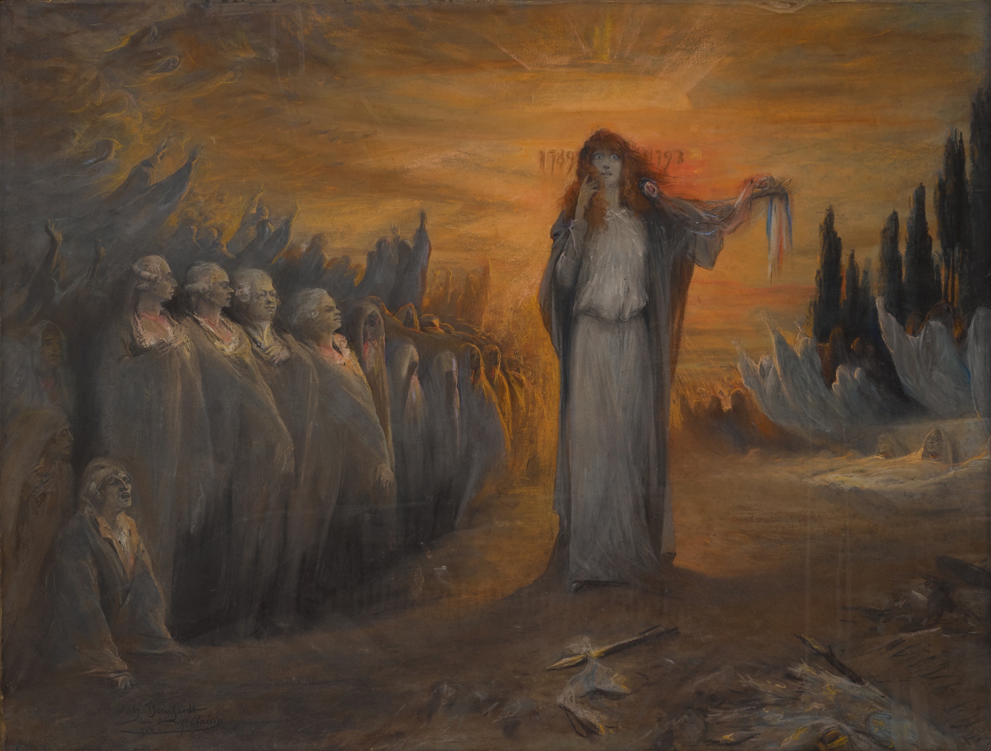 Sarah Bernhard as Liberty | The European Art Sale Part II | 2023 ...