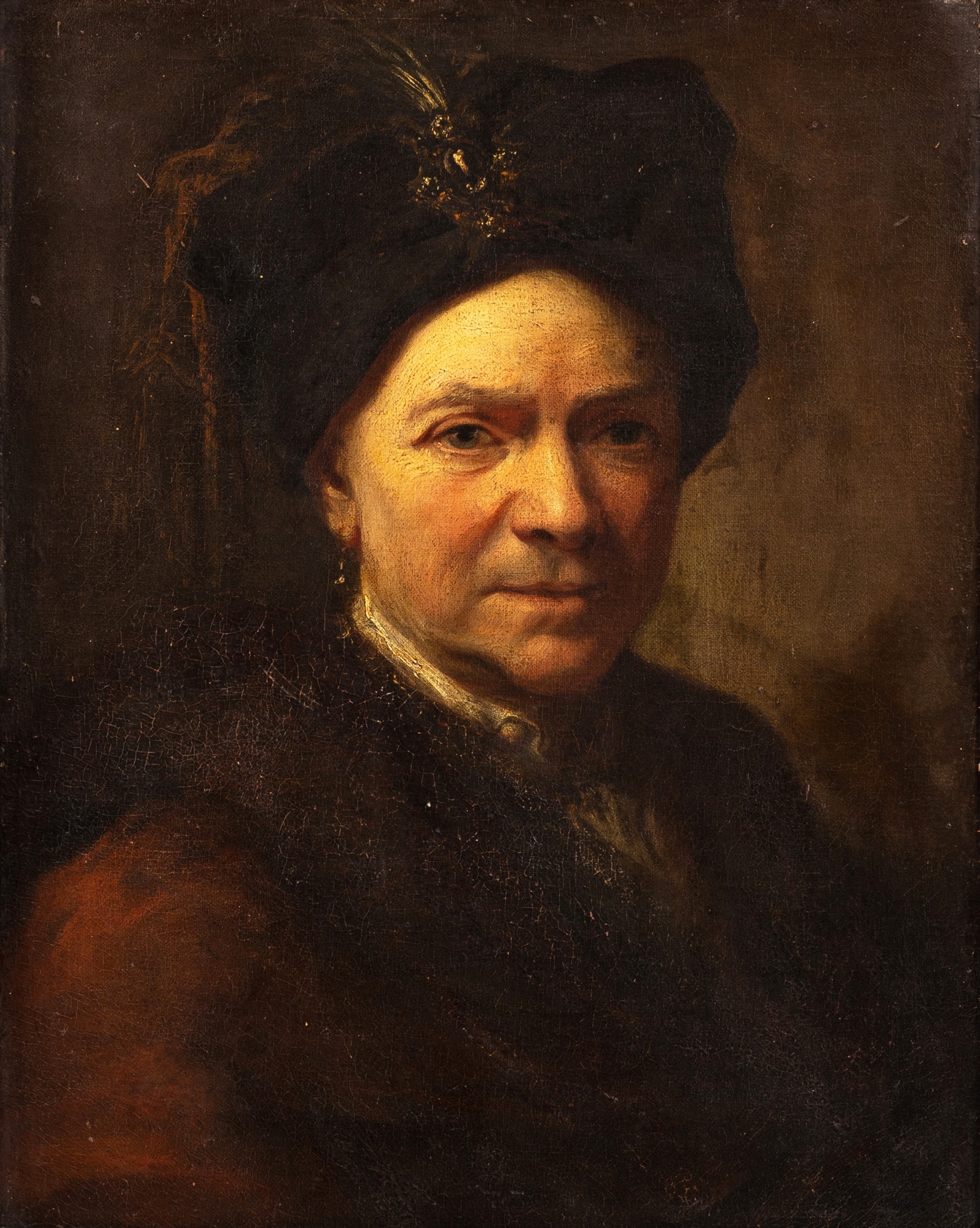 Portrait of a man with a turban | Portrait d'homme au turban | Tableaux ...