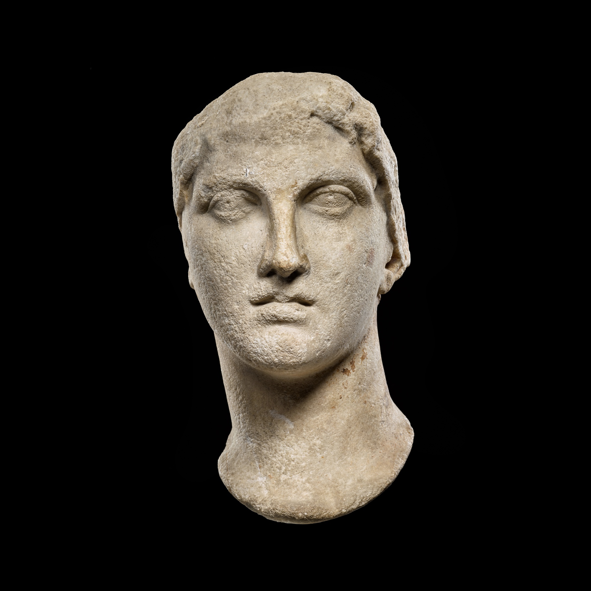 A Hellenistic Marble Head of a Ptolemaic Ruler, circa 3rd Century B.C ...