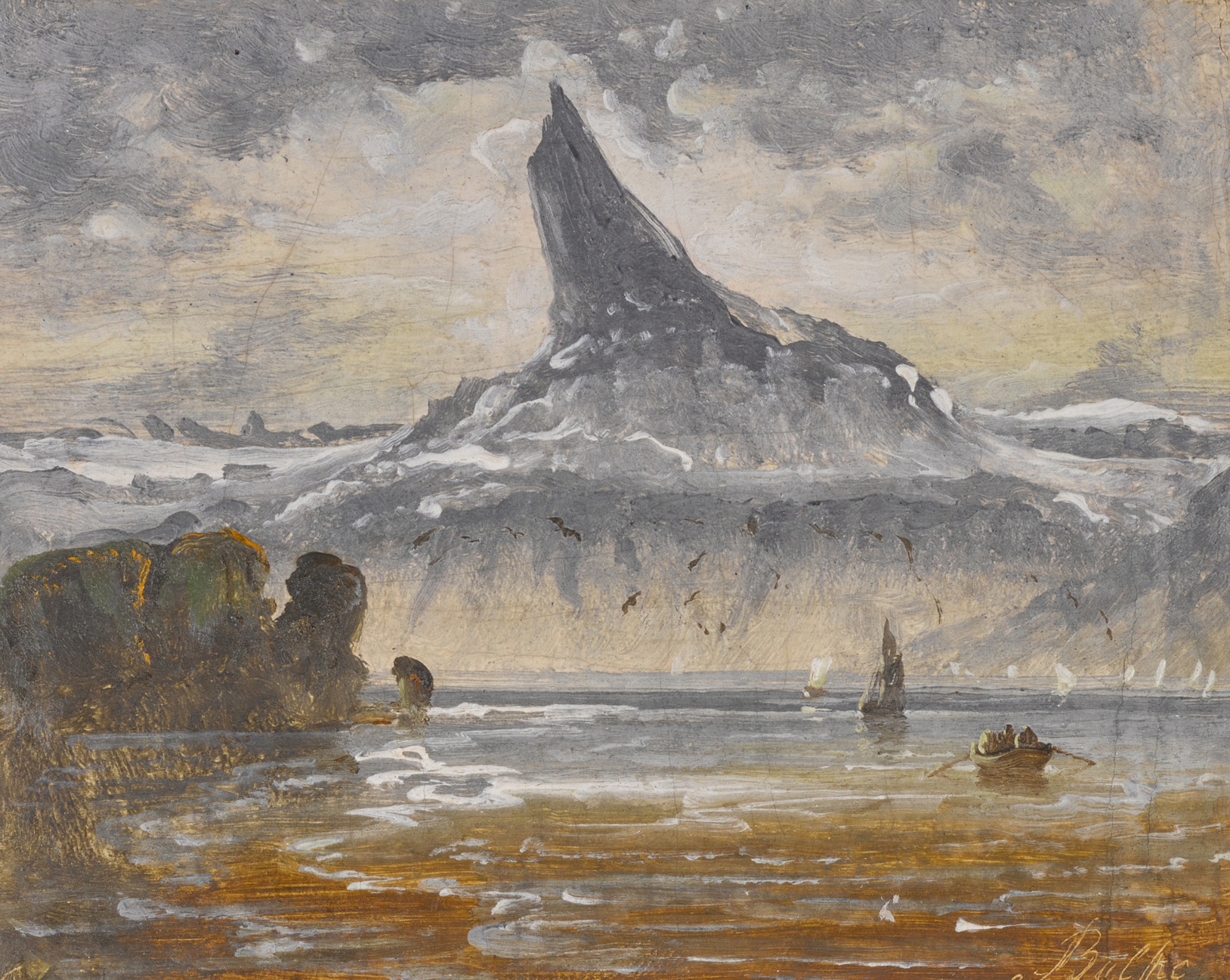A distant view of Mount Stetind | Master Paintings Part I | 2023 ...