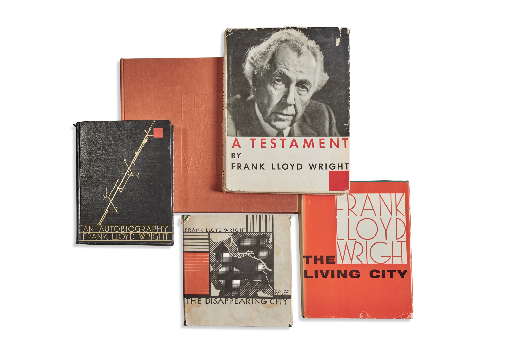 A Group of Early and Limited Edition Frank Lloyd Wright Books ...