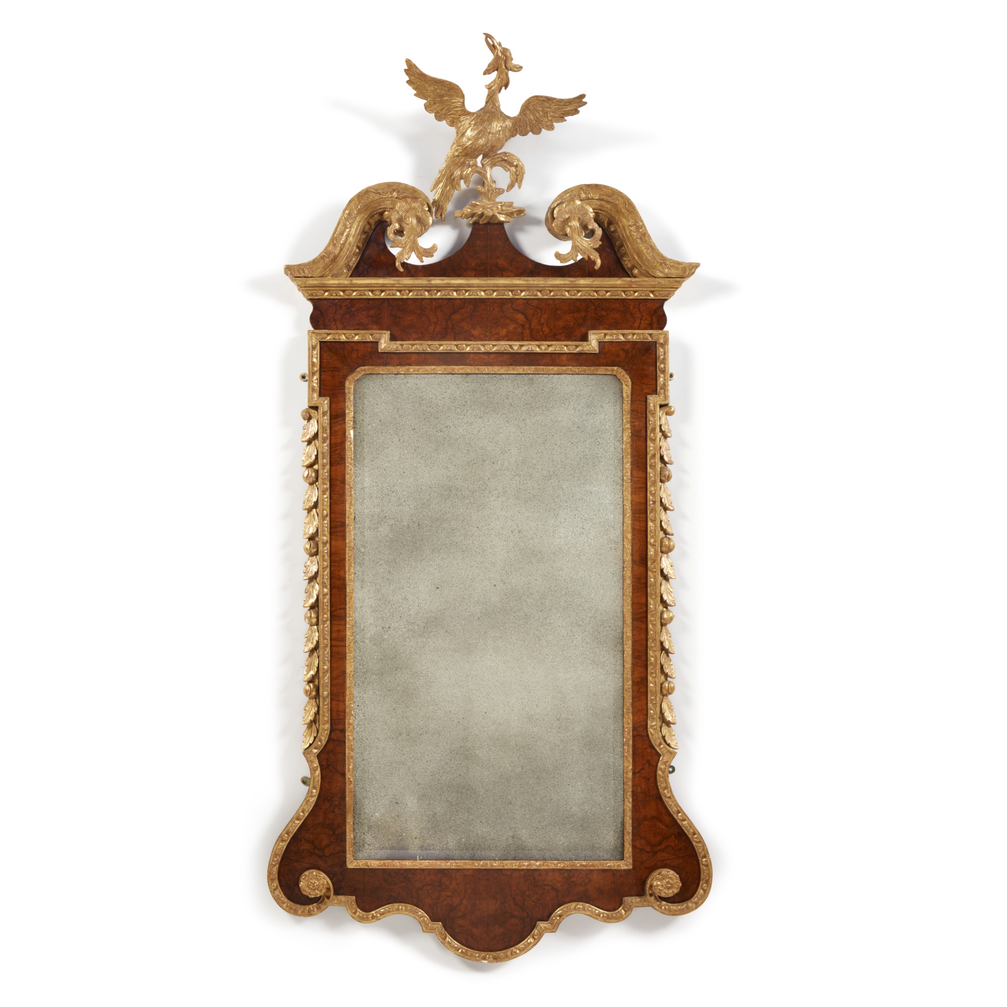 A George II Walnut and Parcel-Gilt Mirror, Circa 1740 | Hyde Park ...