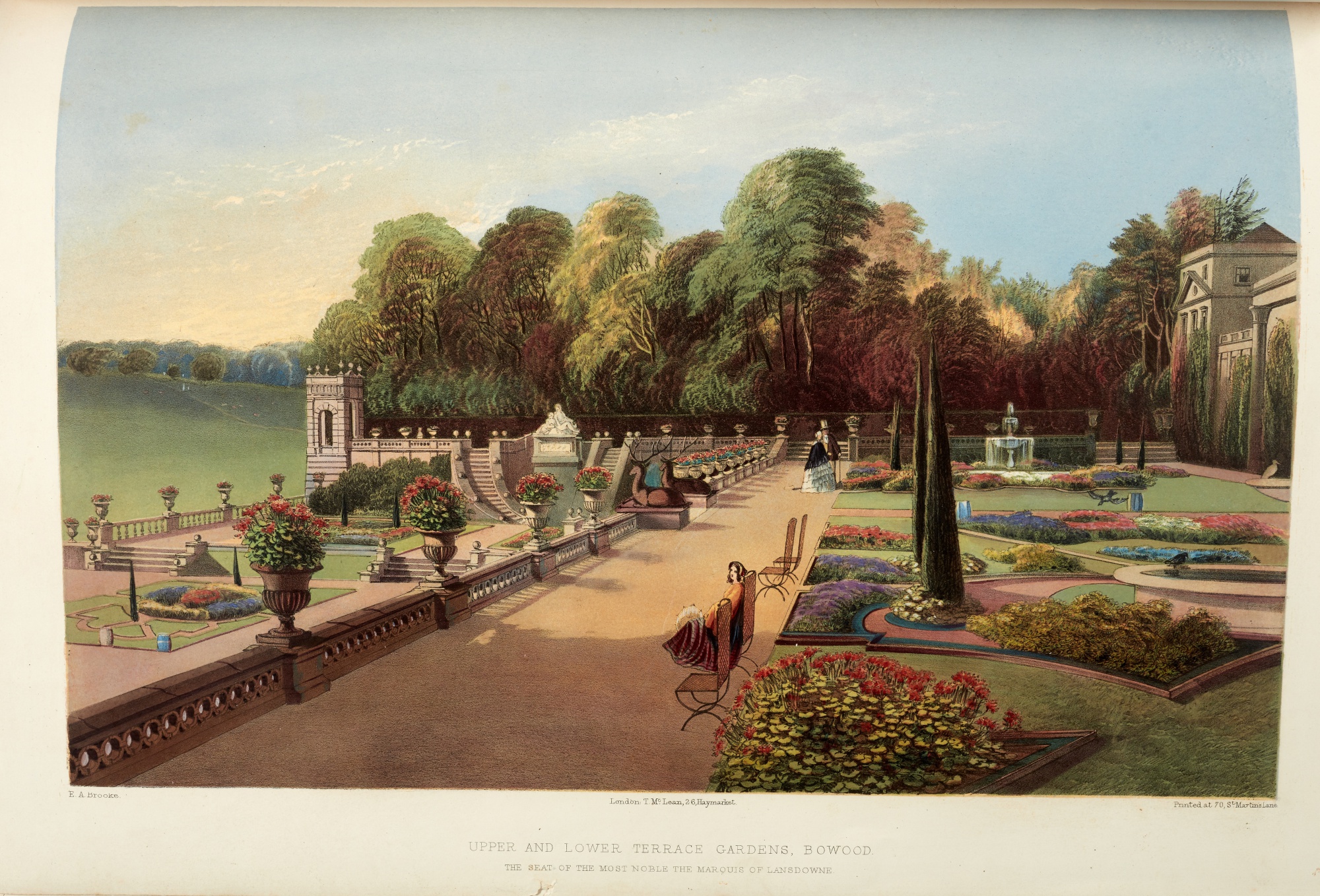 Edward Adveno Brooke | The Gardens of England, London, [1857], original ...