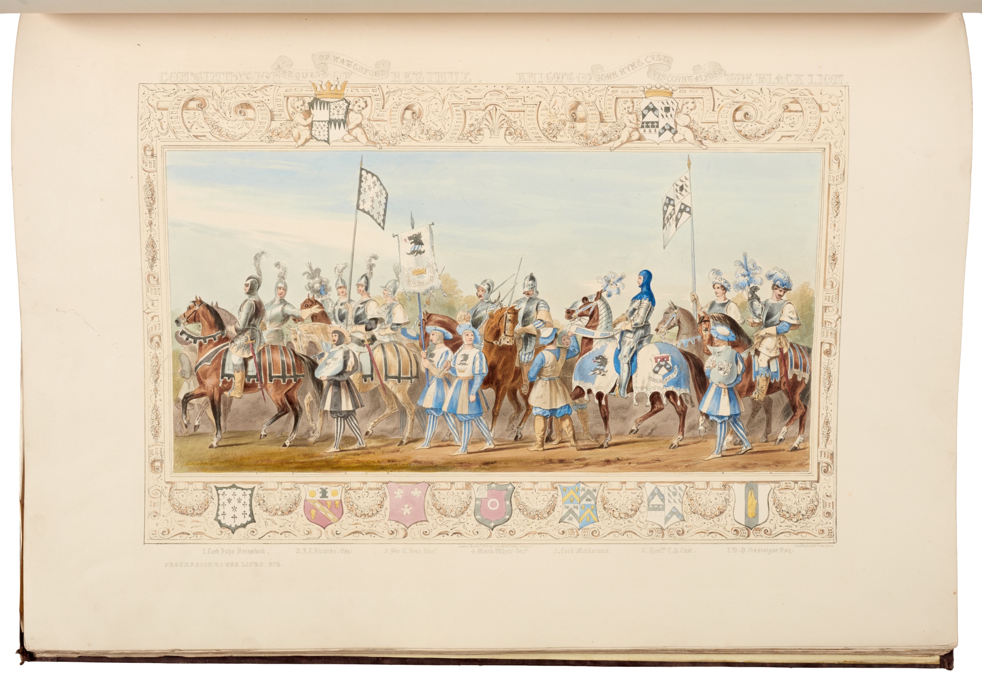J. Richardson and J.H. Nixon | The Eglinton Tournament, London, 1843 ...