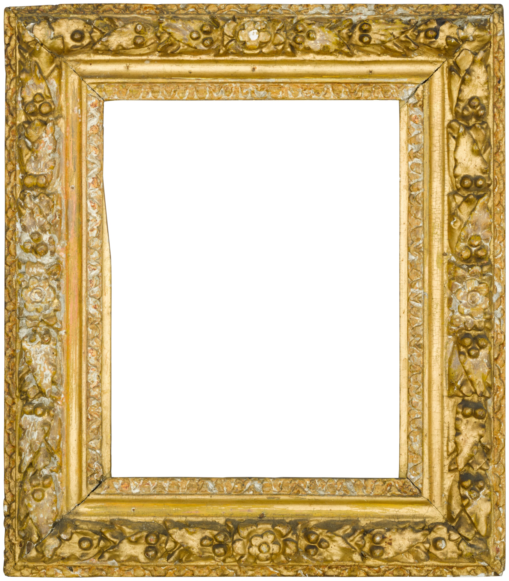 A Louis XIII carved giltwood garland frame | Frames from the Collection ...