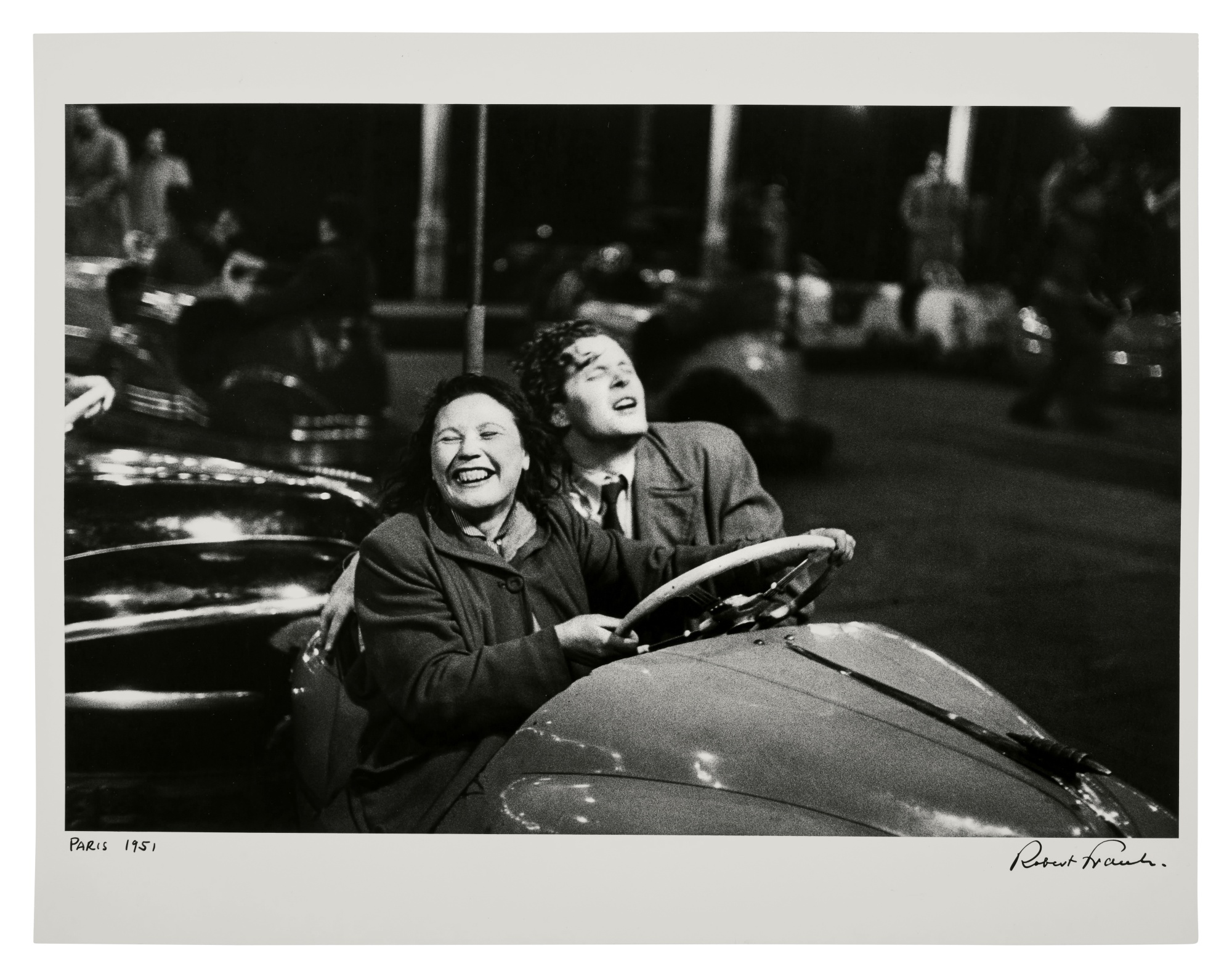'Paris' (Couple in a Bumper Car) | On the Road: Photographs by Robert ...