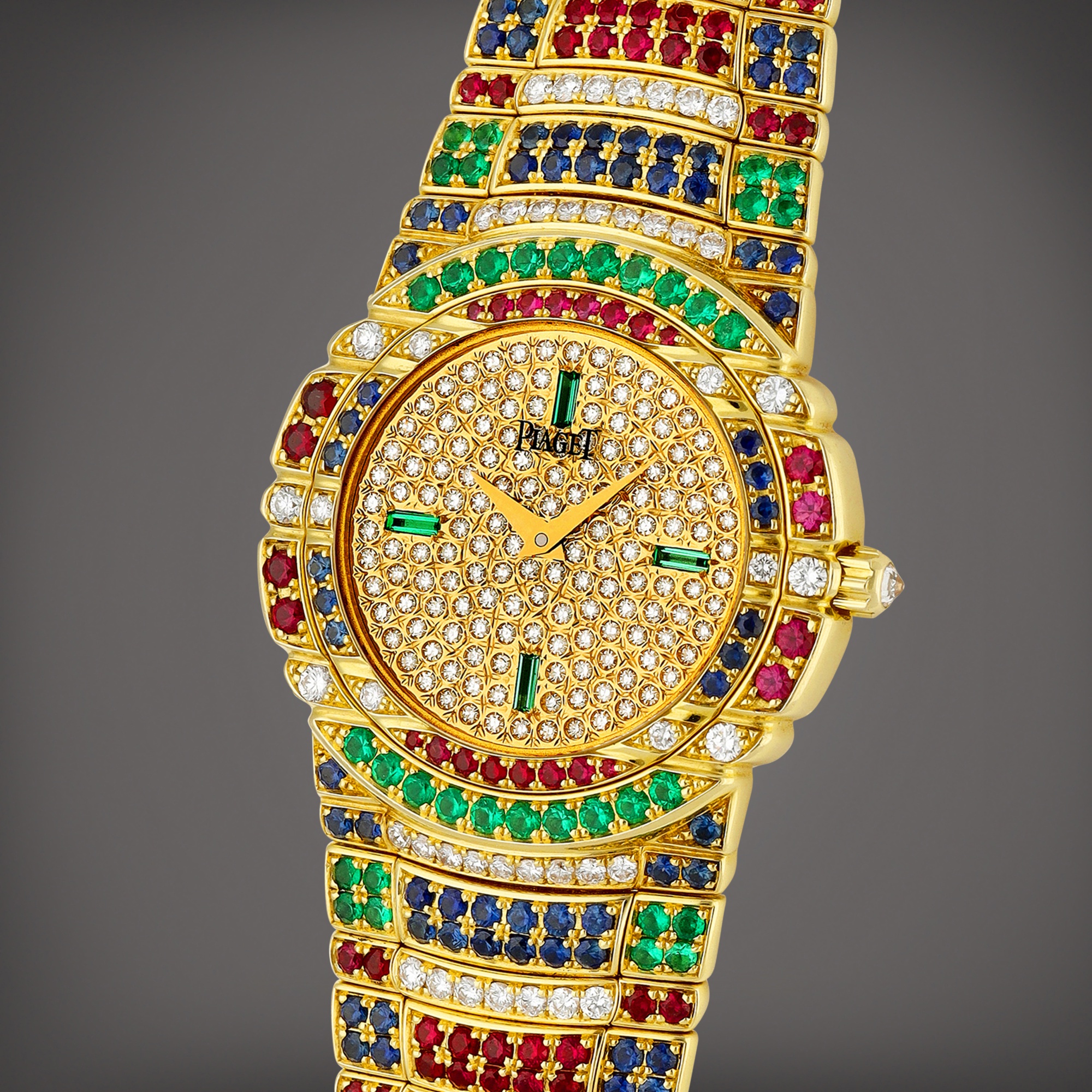 Tanagra, Reference 17044 M 403 D | A yellow gold, diamond and multi ...