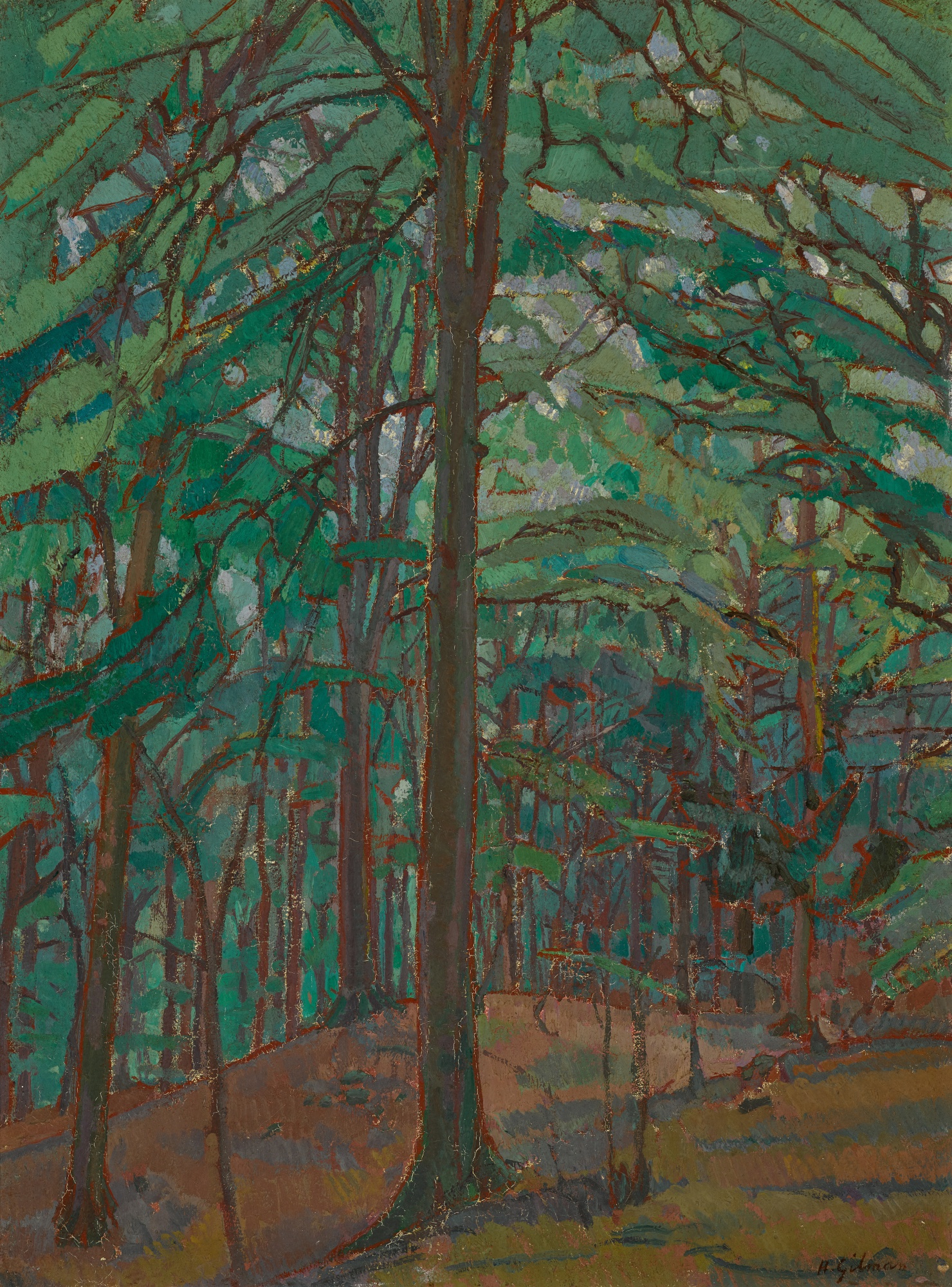 Study in Trees, Beechwood | Modern British Art | 2022 | Sotheby's
