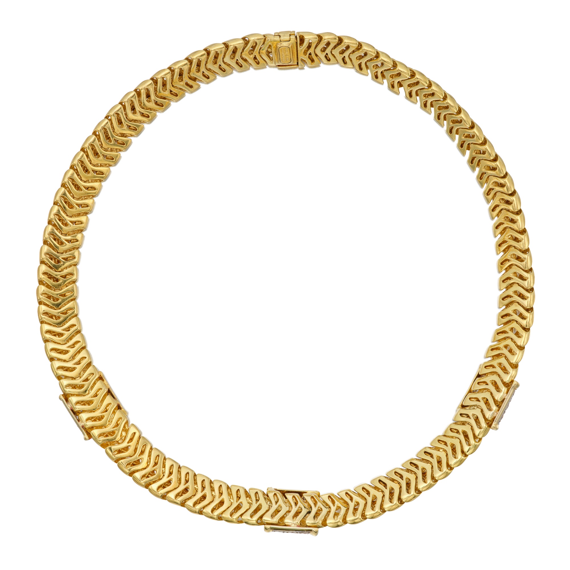 Gold and Diamond 'Vannerie' Necklace | Important Jewels | 2023 | Sotheby's