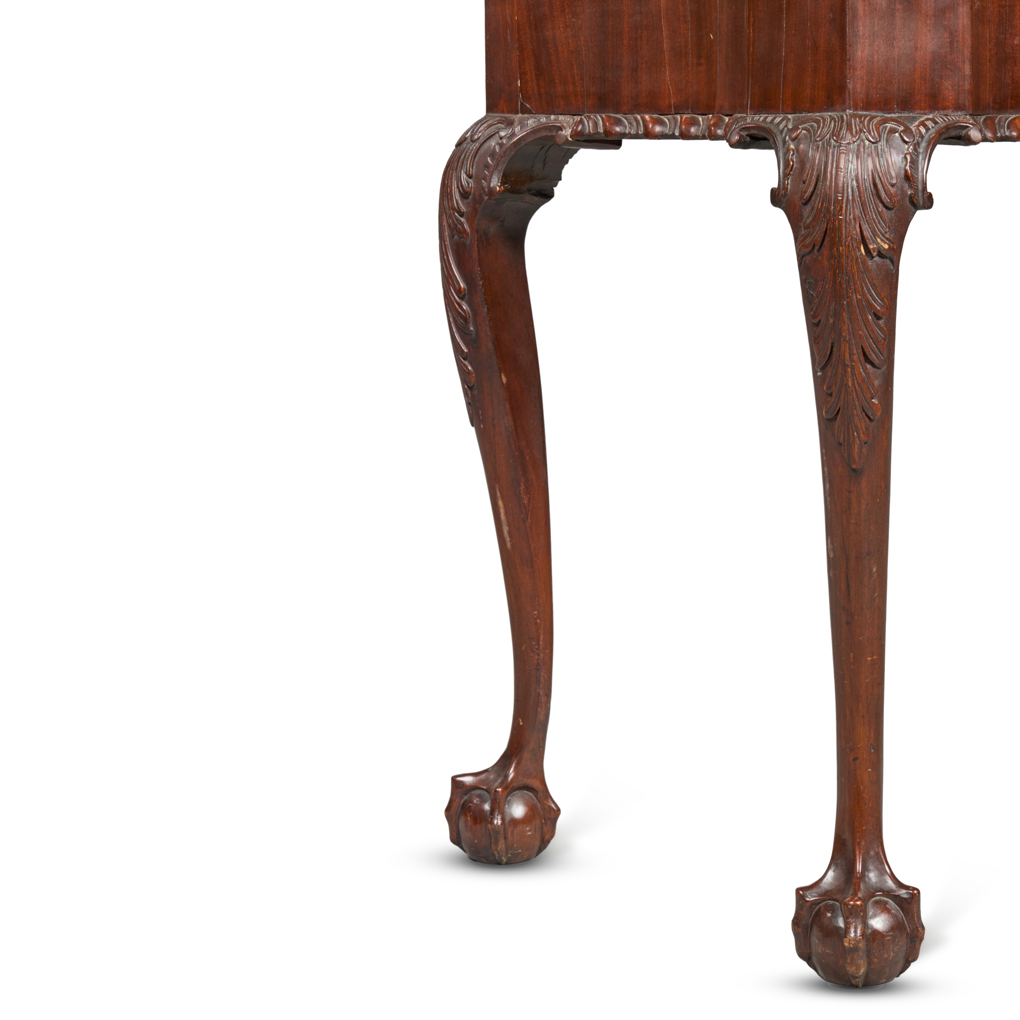 The Mitchell Family Chippendale Carved and Figured Mahogany Games Table ...