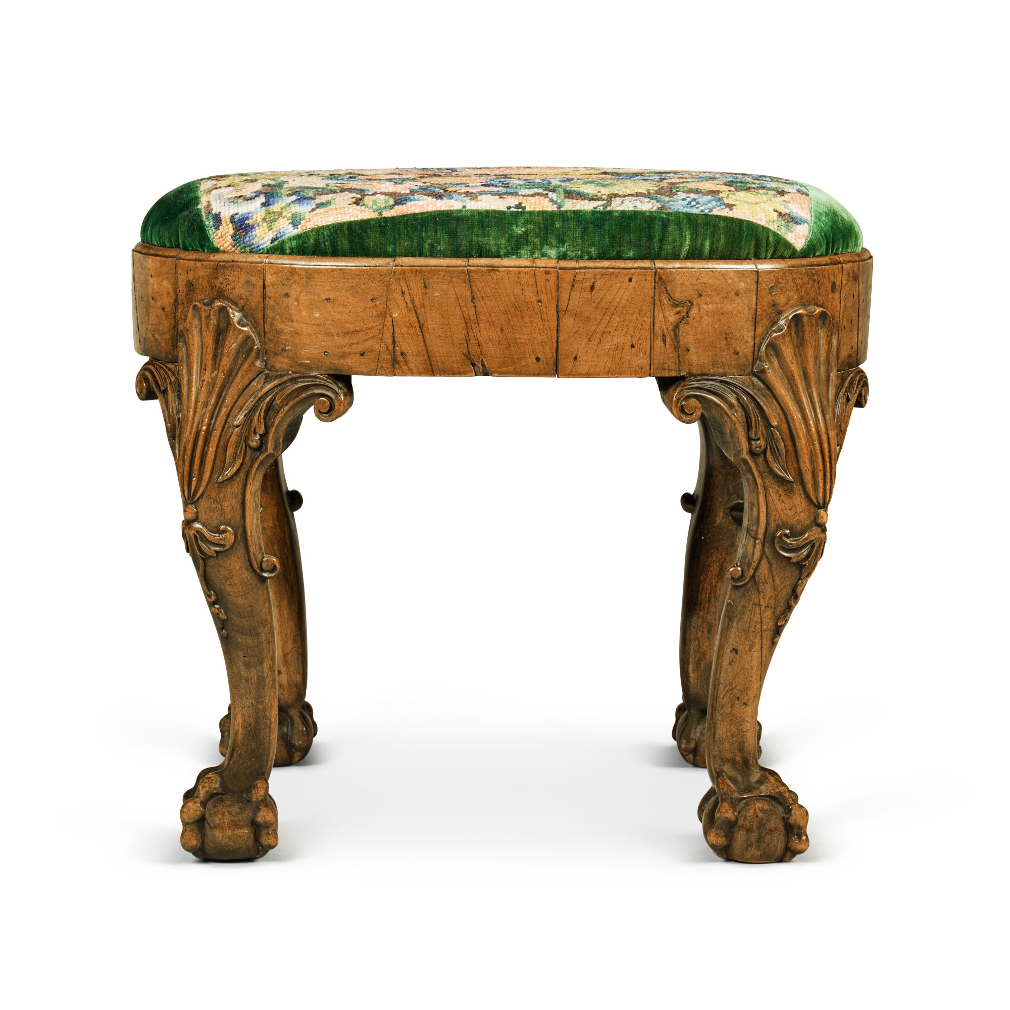 A George II Walnut Oval Stool, Circa 1730 | Design 17/20: Furniture ...