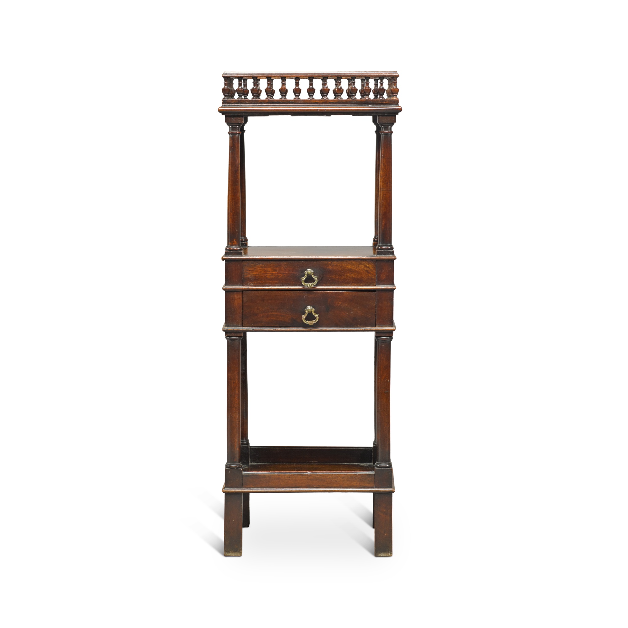 A George II mahogany three-tier night table | Design 17/20: Furniture ...