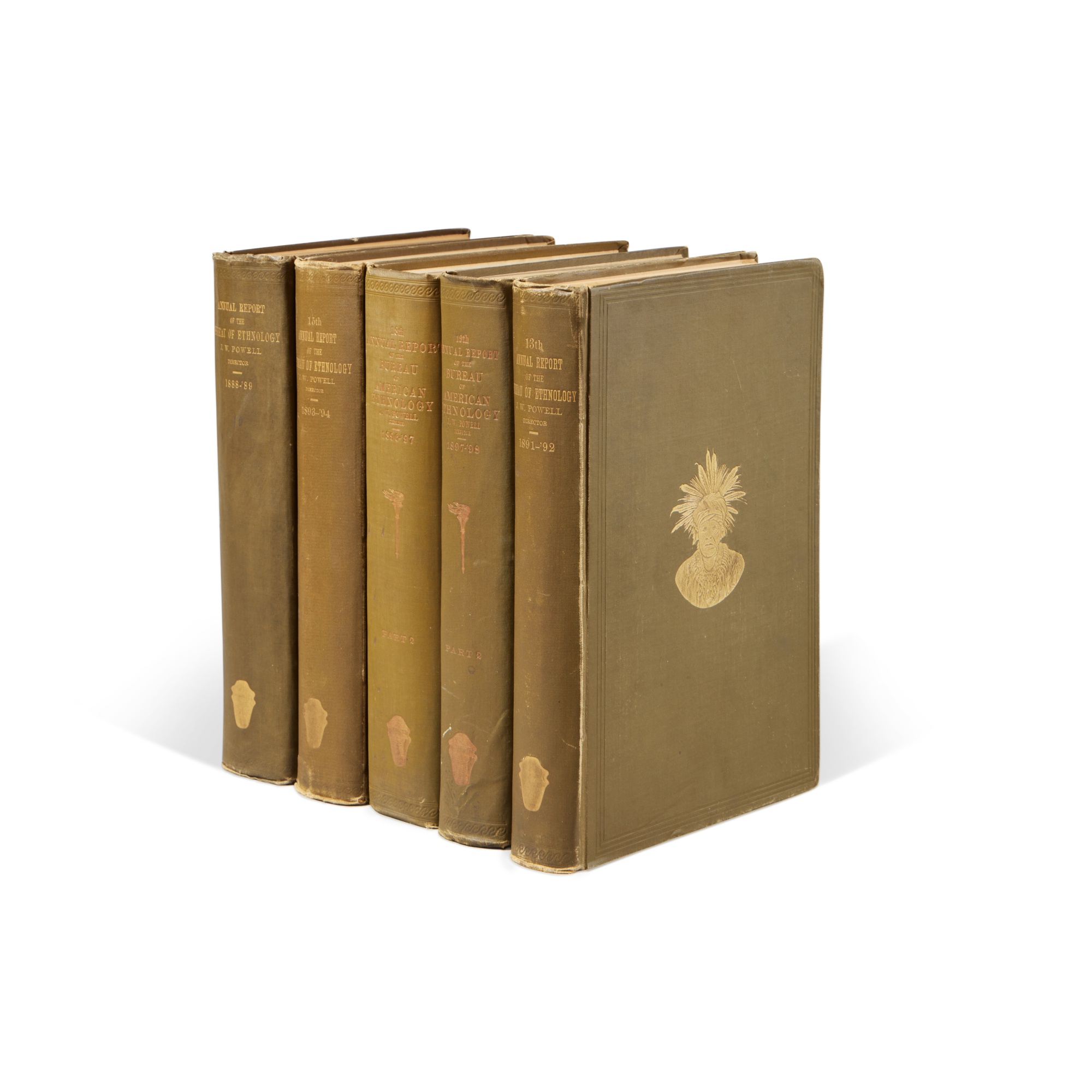 A Group of Books on American Ethnology and Geology, Approximately 25 ...