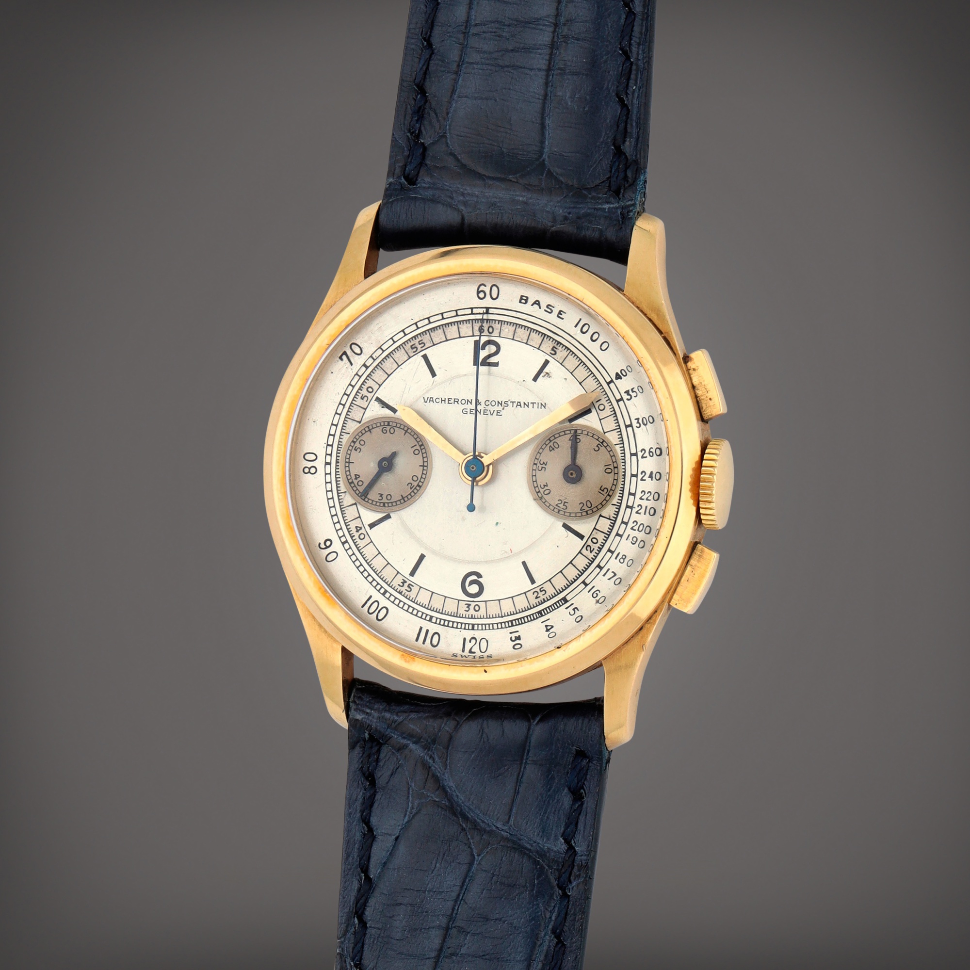 Reference 4072 A yellow gold chronograph wristwatch Made in 1941 ...