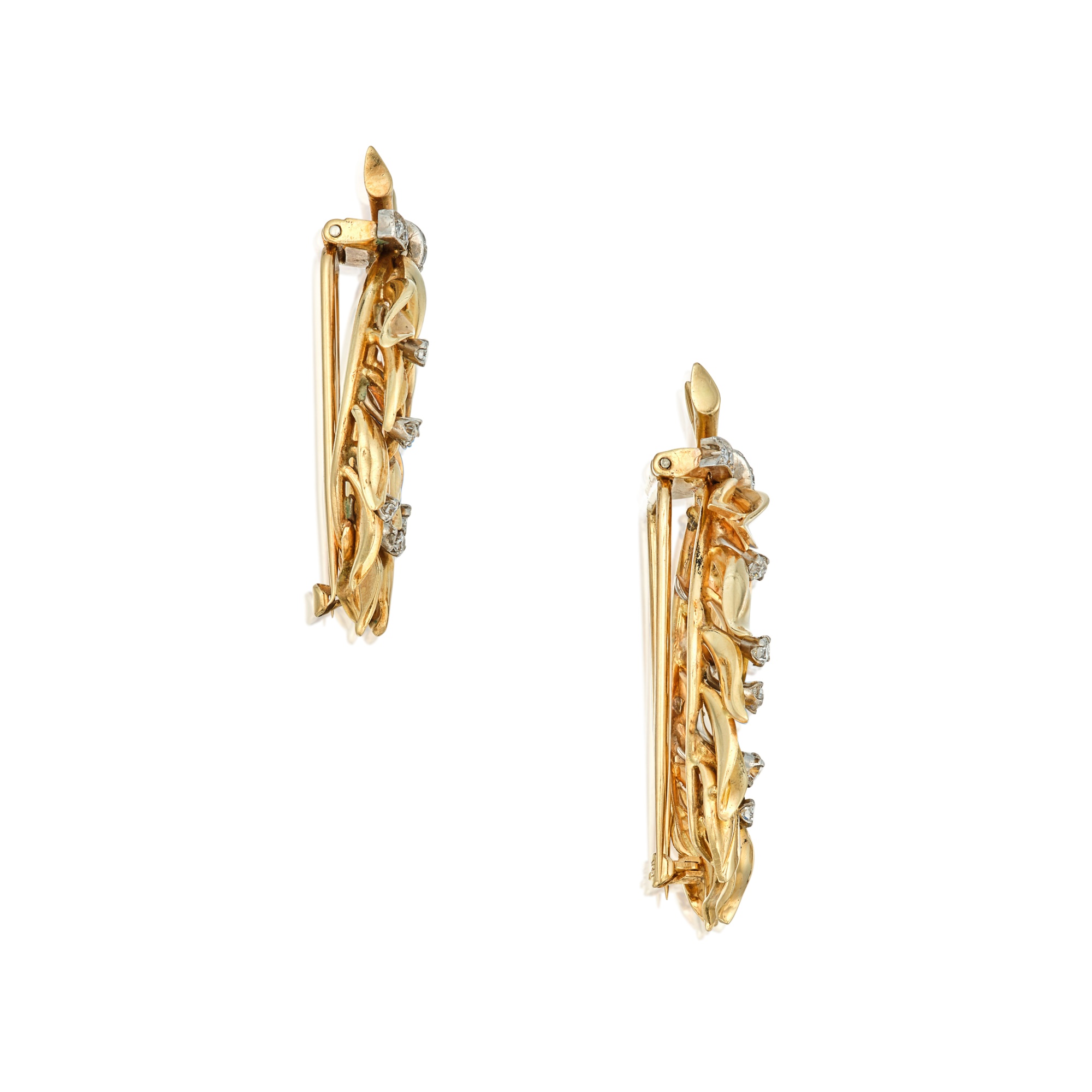 Pair of Gold, Platinum and Diamond Brooches | Fine Jewels | 2022 ...
