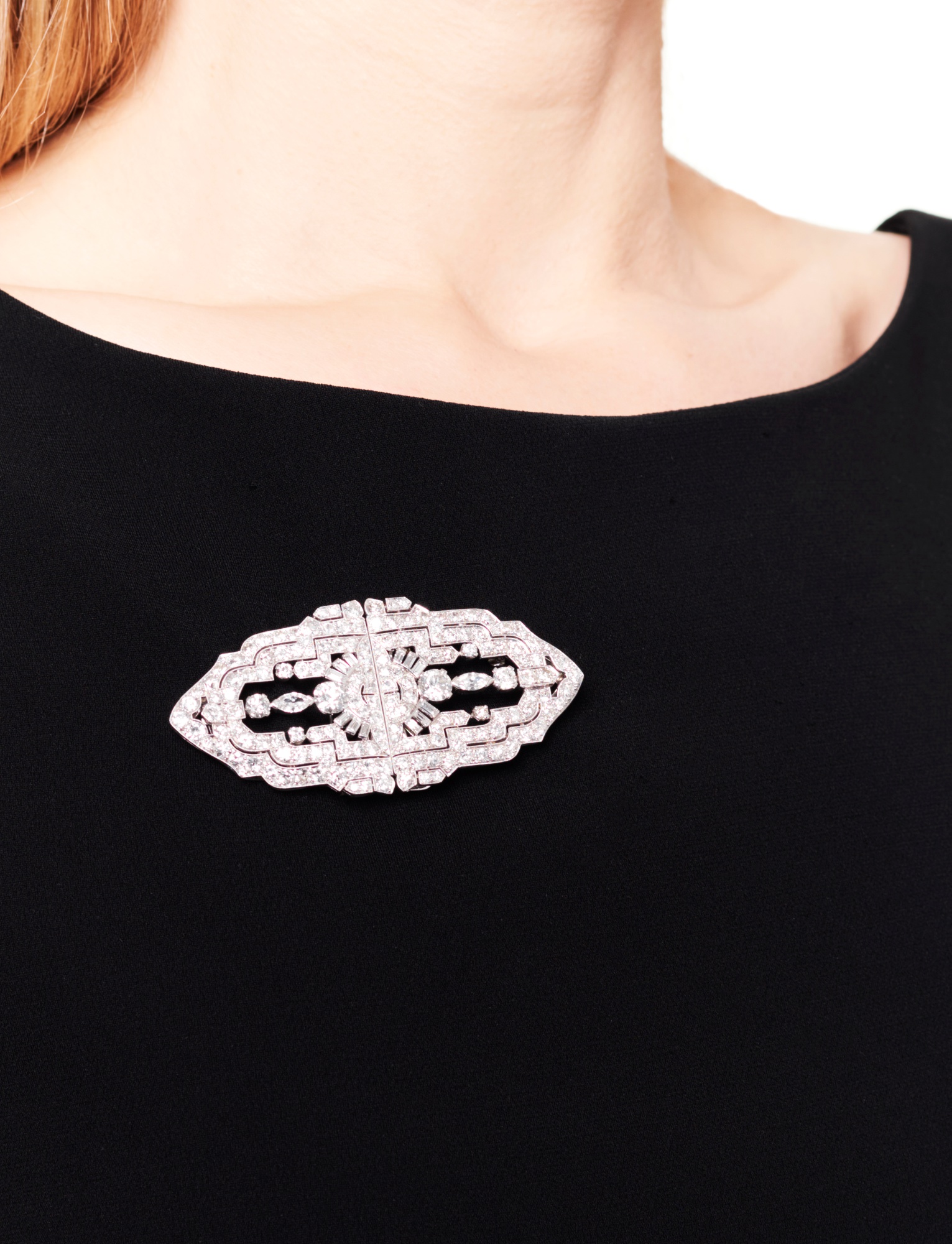 Diamond Double Clip-Brooch | Fine Jewels | 2022 | Sotheby's