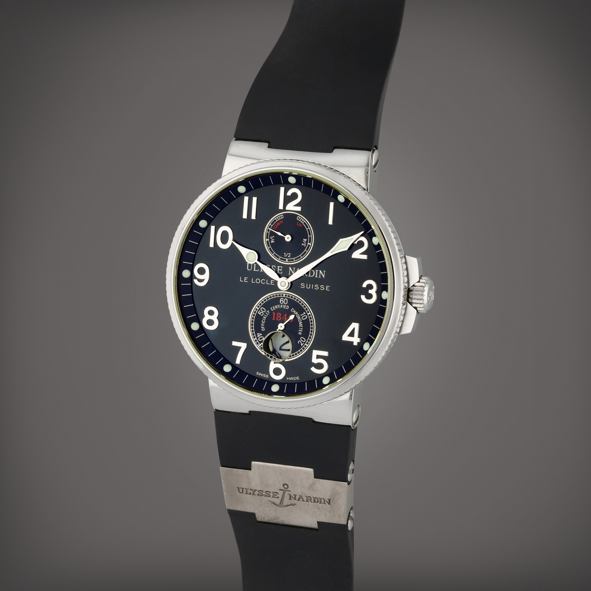 Reference 263.66.3162 Marine Chronometer | A stainless steel automatic ...