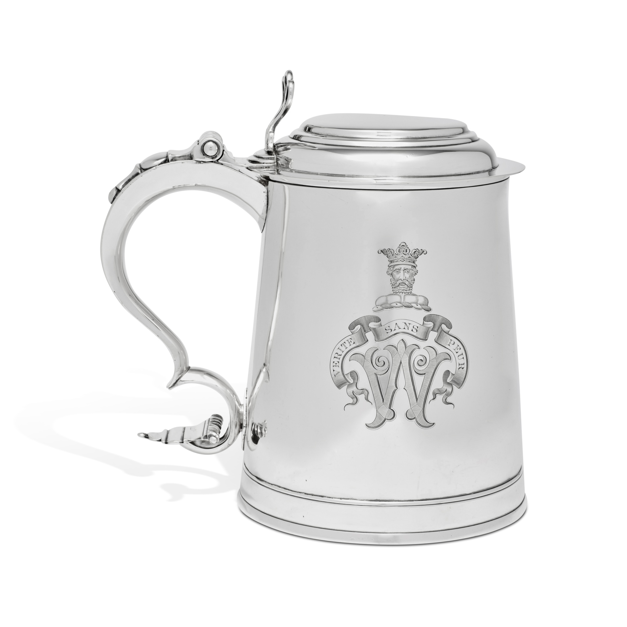 American Silver Tankard, Underhill & Vernon, New York, Circa 1790 ...