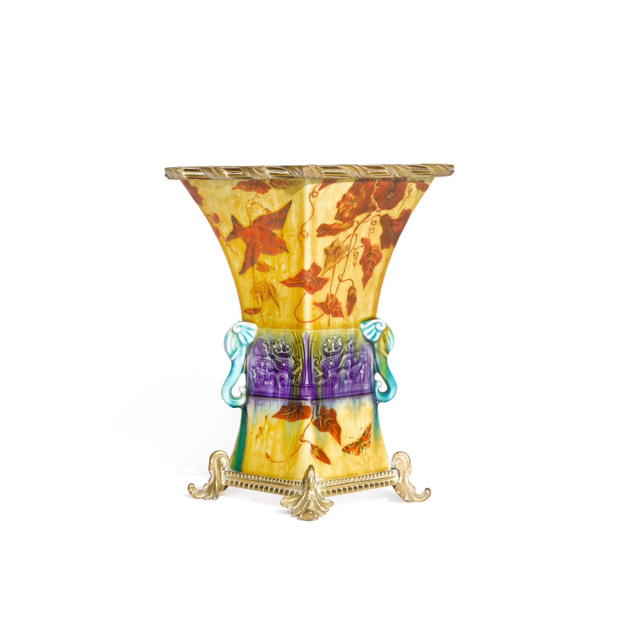 A gilt-bronze-mounted Théodore Deck vase, circa 1885 | ALBANY: An ...