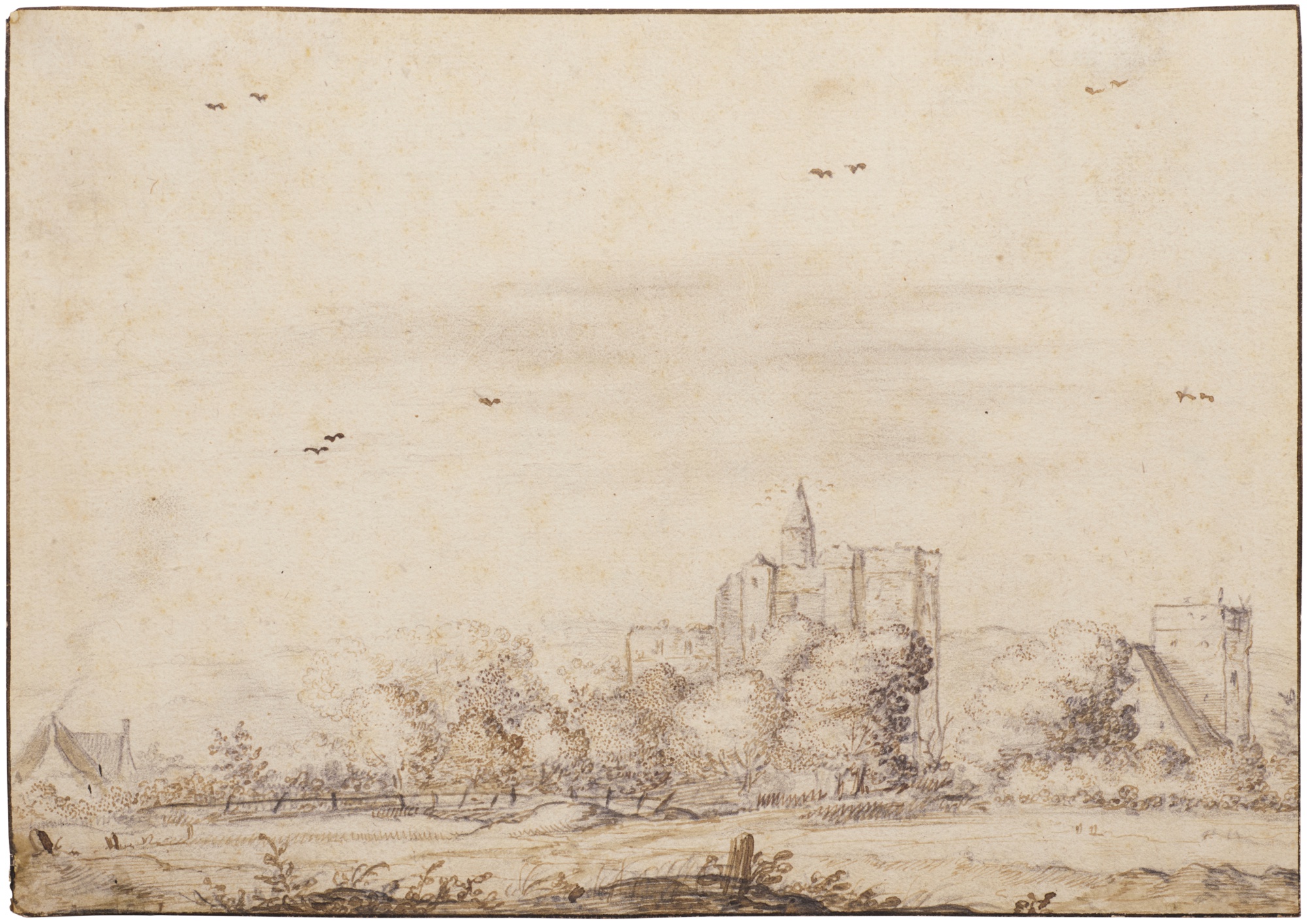 The ruins of Brederode | Master Works on Paper from Five Centuries ...