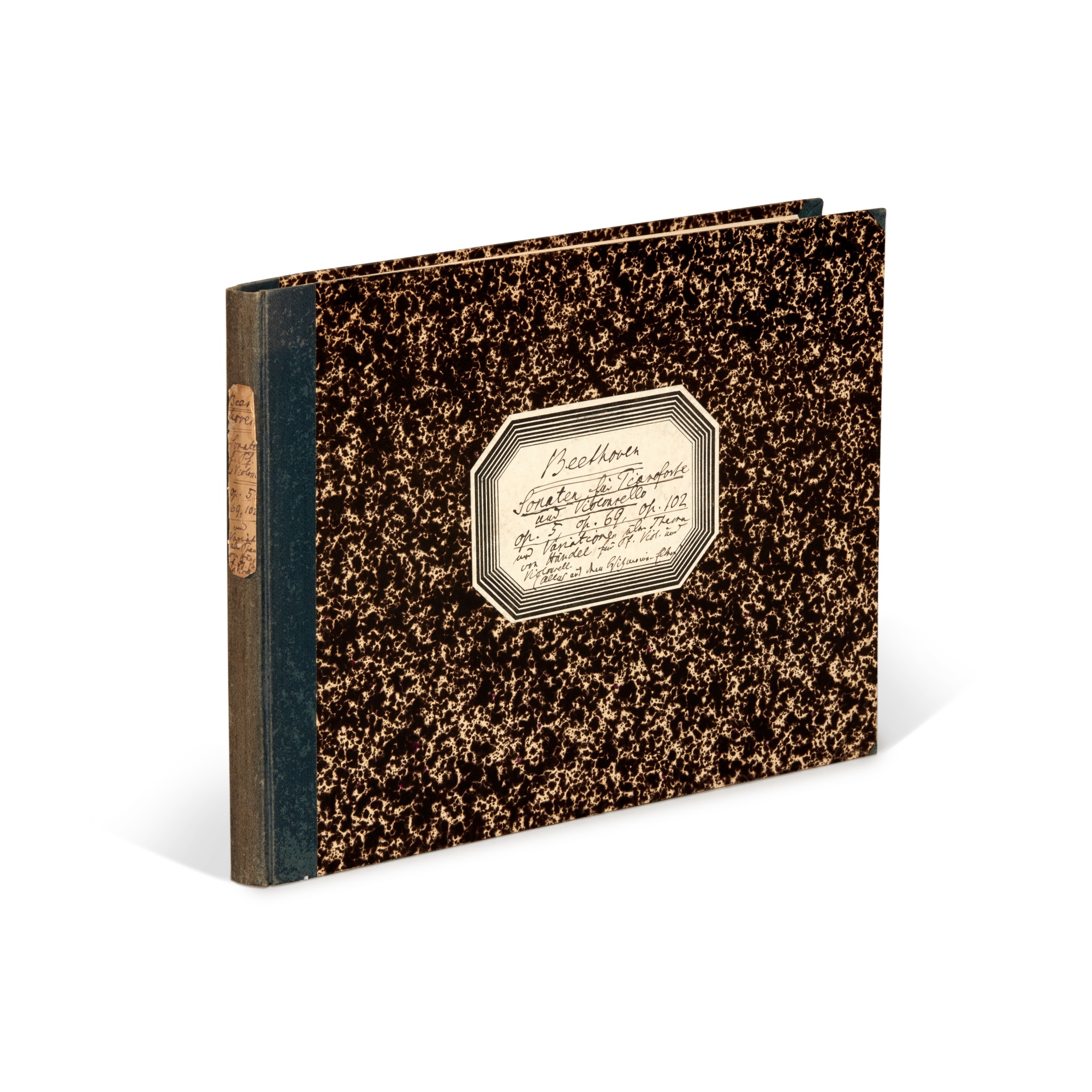 L. v. Beethoven. Collection of early editions of works for piano and ...