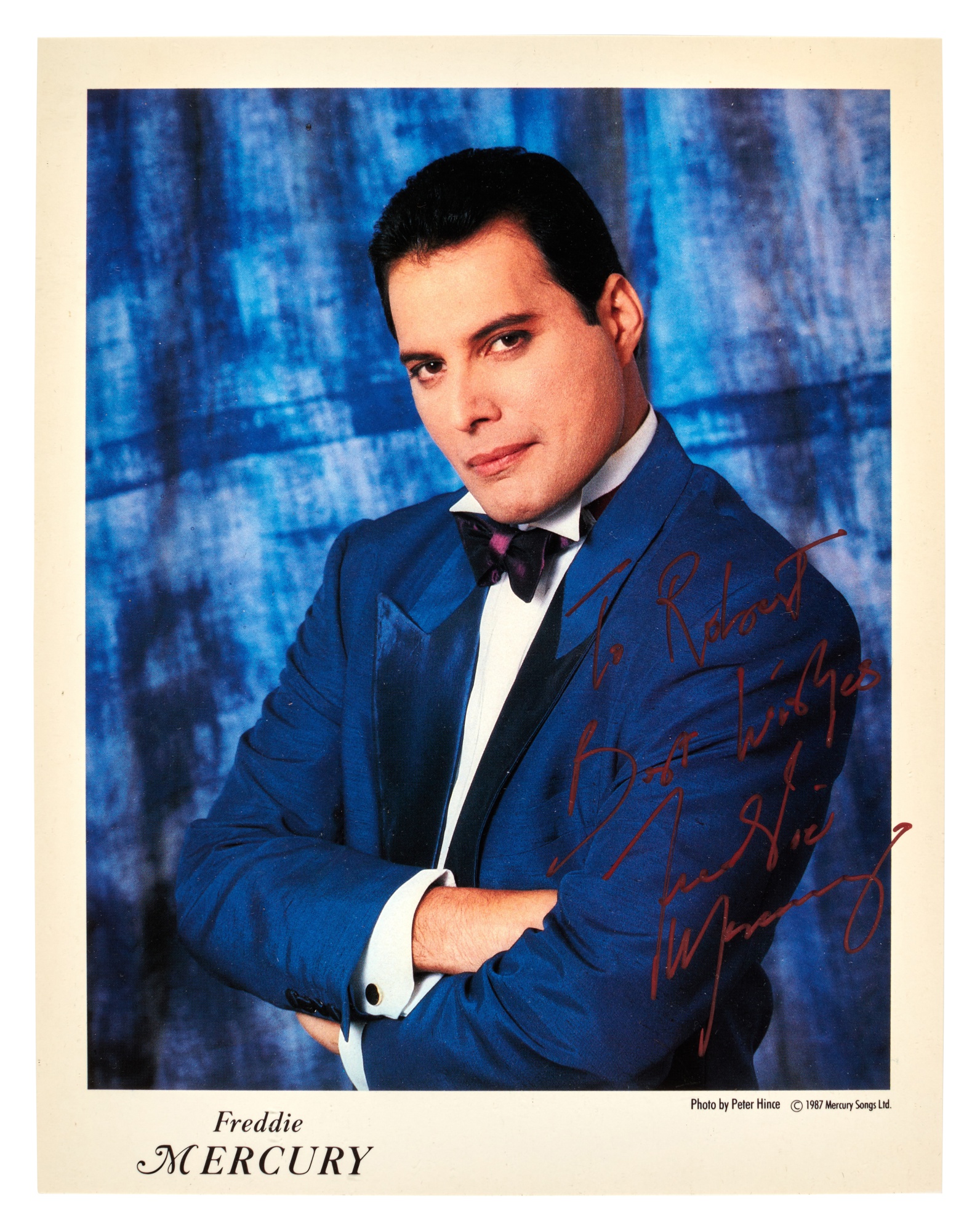 Freddie Mercury | Inscribed photograph, 1987 | Freddie Mercury: A World ...