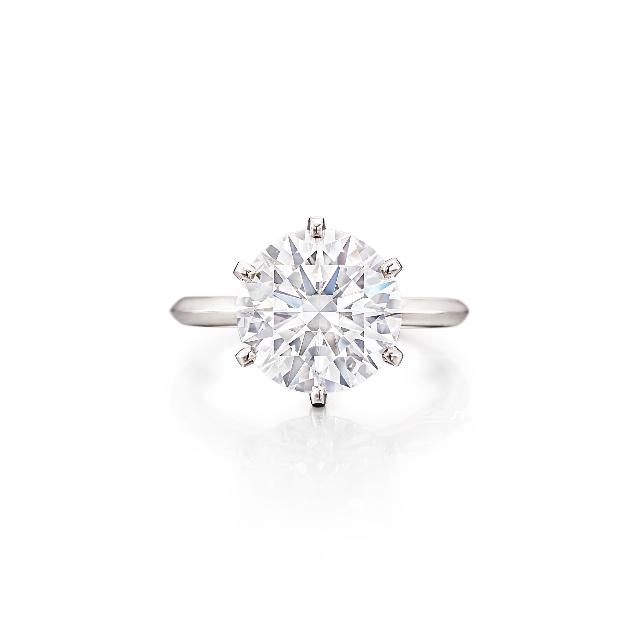 Diamond Ring, Mount by Tiffany & Co. | 5.02克拉 圓形 D色 鑽石 戒指, 蒂芙尼戒托 | Important Jewels | 2023 ...