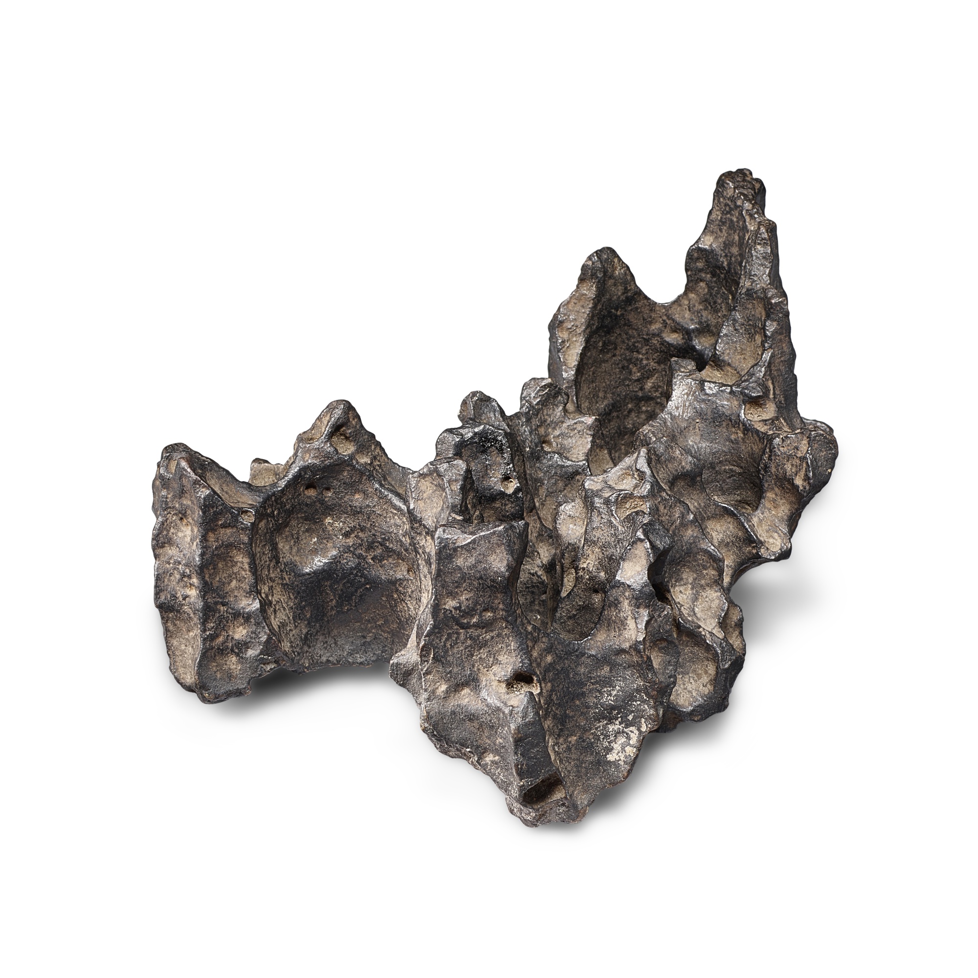 A 'Yang Meng' lingbi rock inscribed by Luo Pin, Qing dynasty and an ...