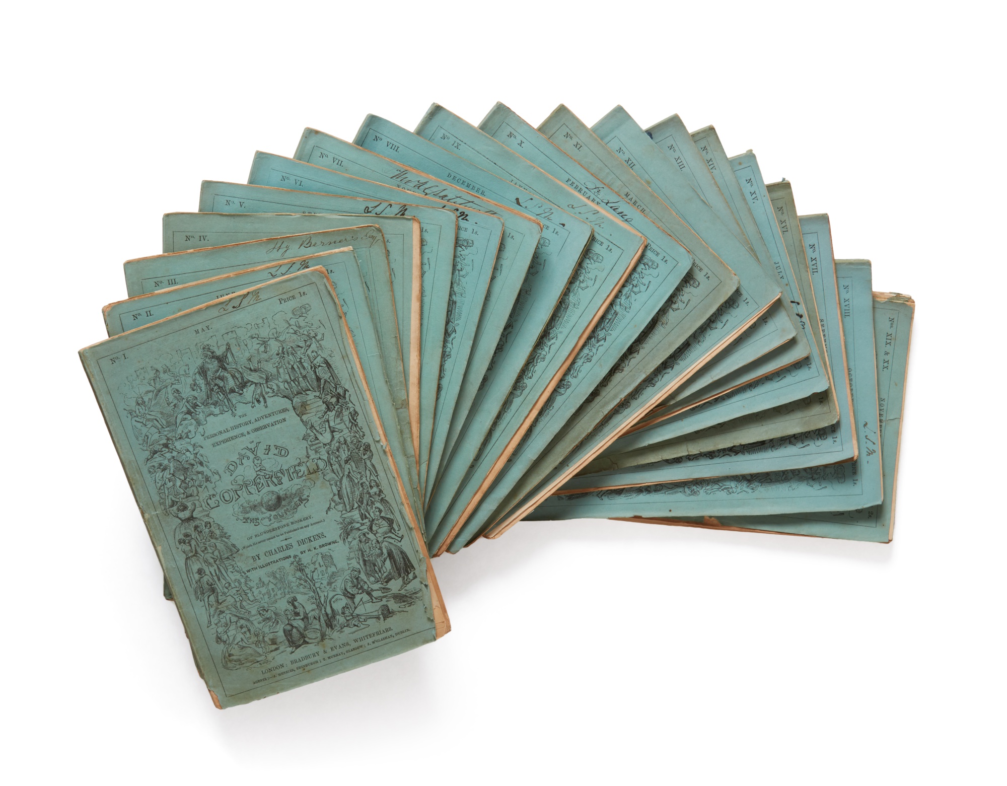 Dickens, Charles | David Copperfield, in the original monthly parts ...