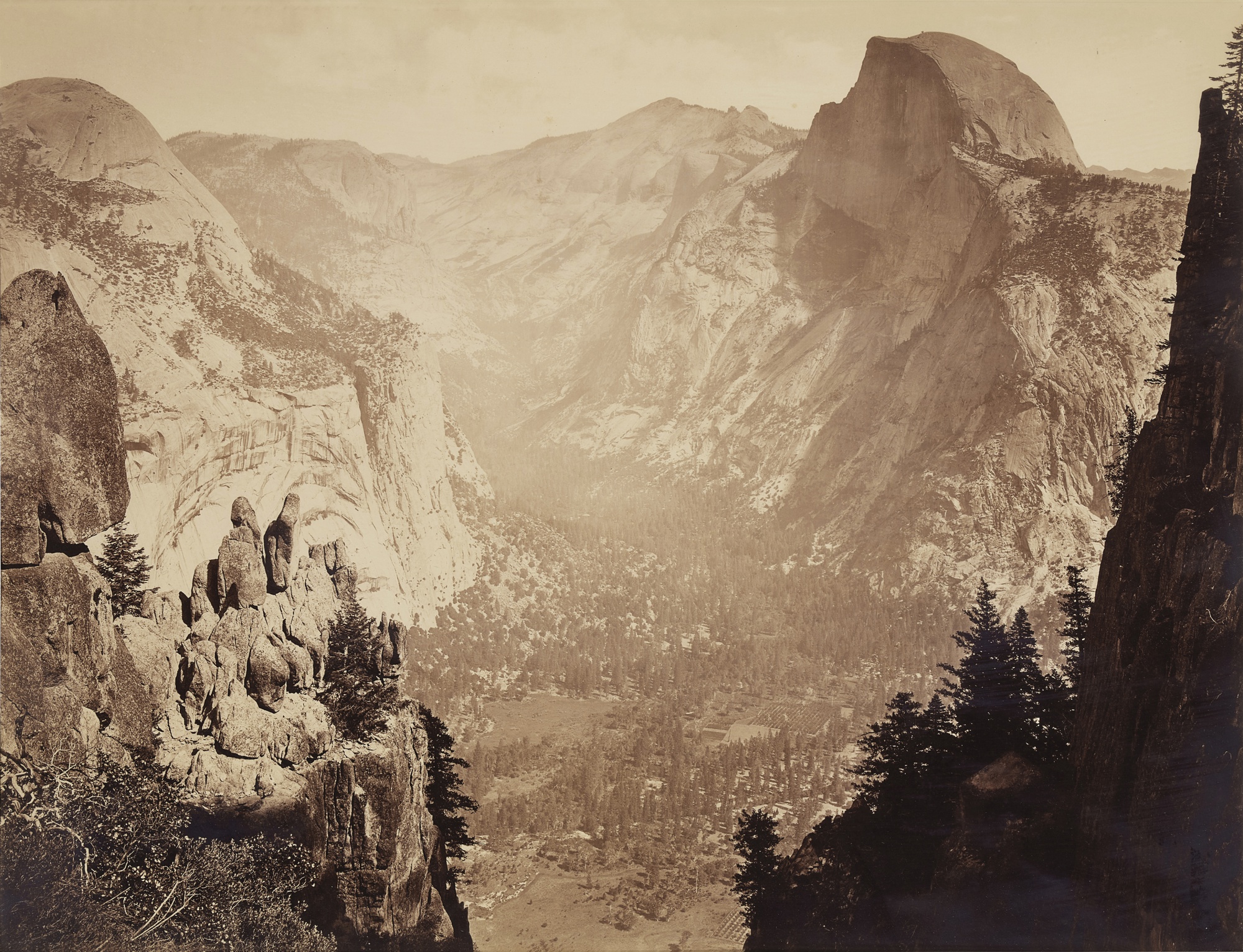 View of Yosemite Valley | Glorious America: The Wolf Family Collection ...