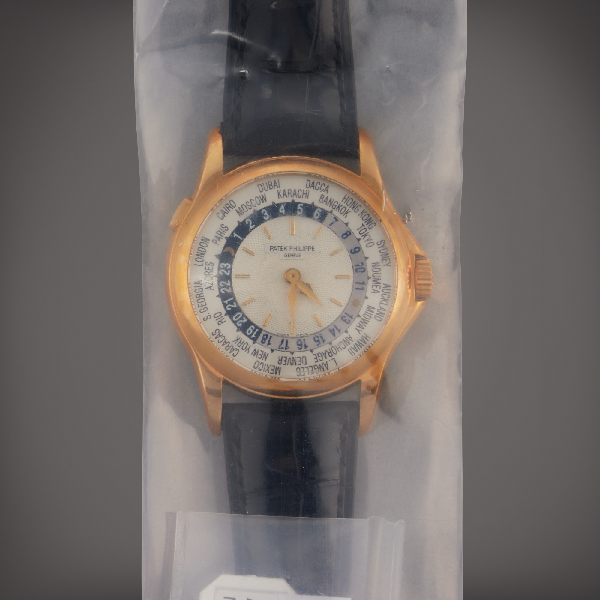Reference 5110 | A yellow gold world time wristwatch, Singled Sealed ...