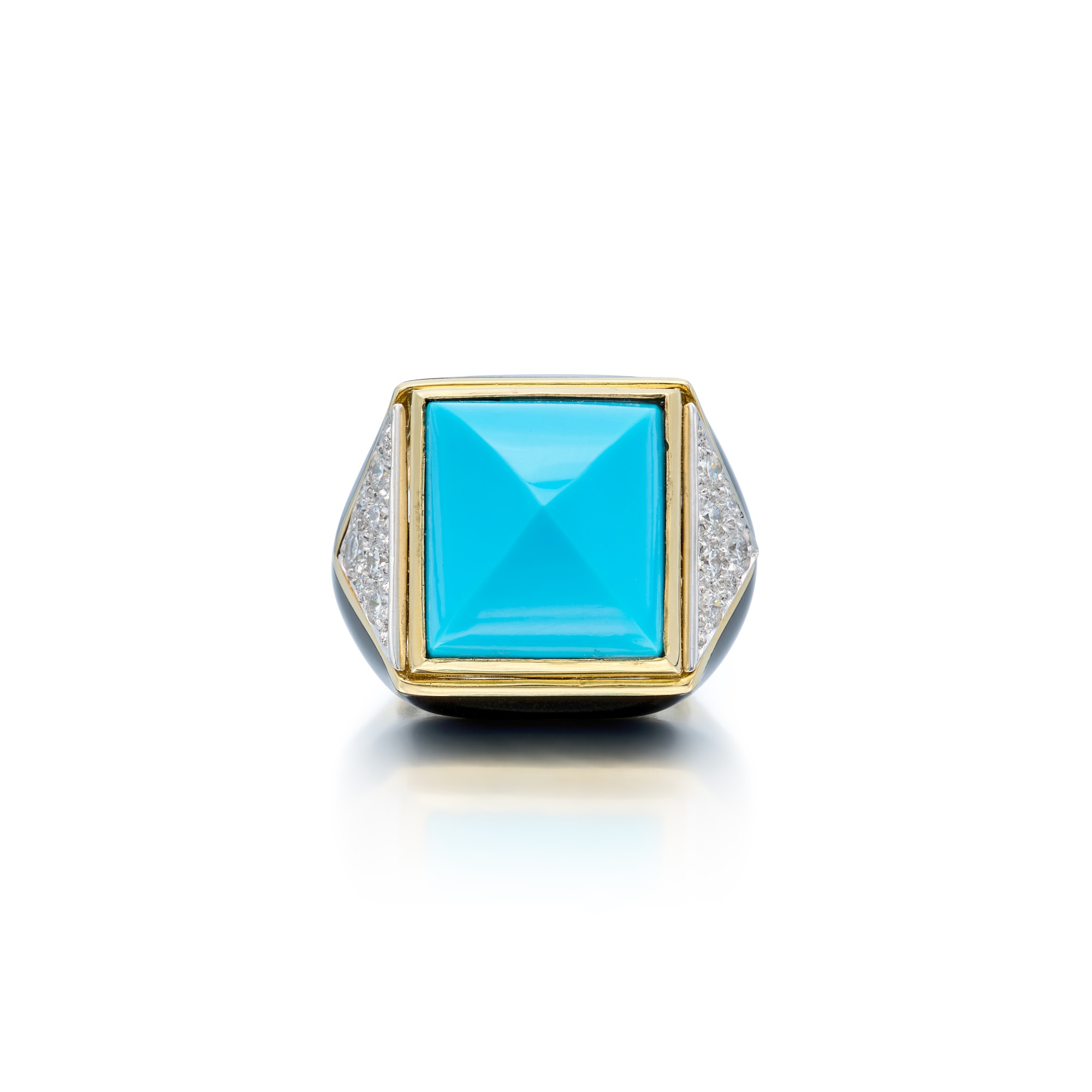 Turquoise, Diamond and Enamel 'Summit' Ring | Fine Jewels | 2023 ...