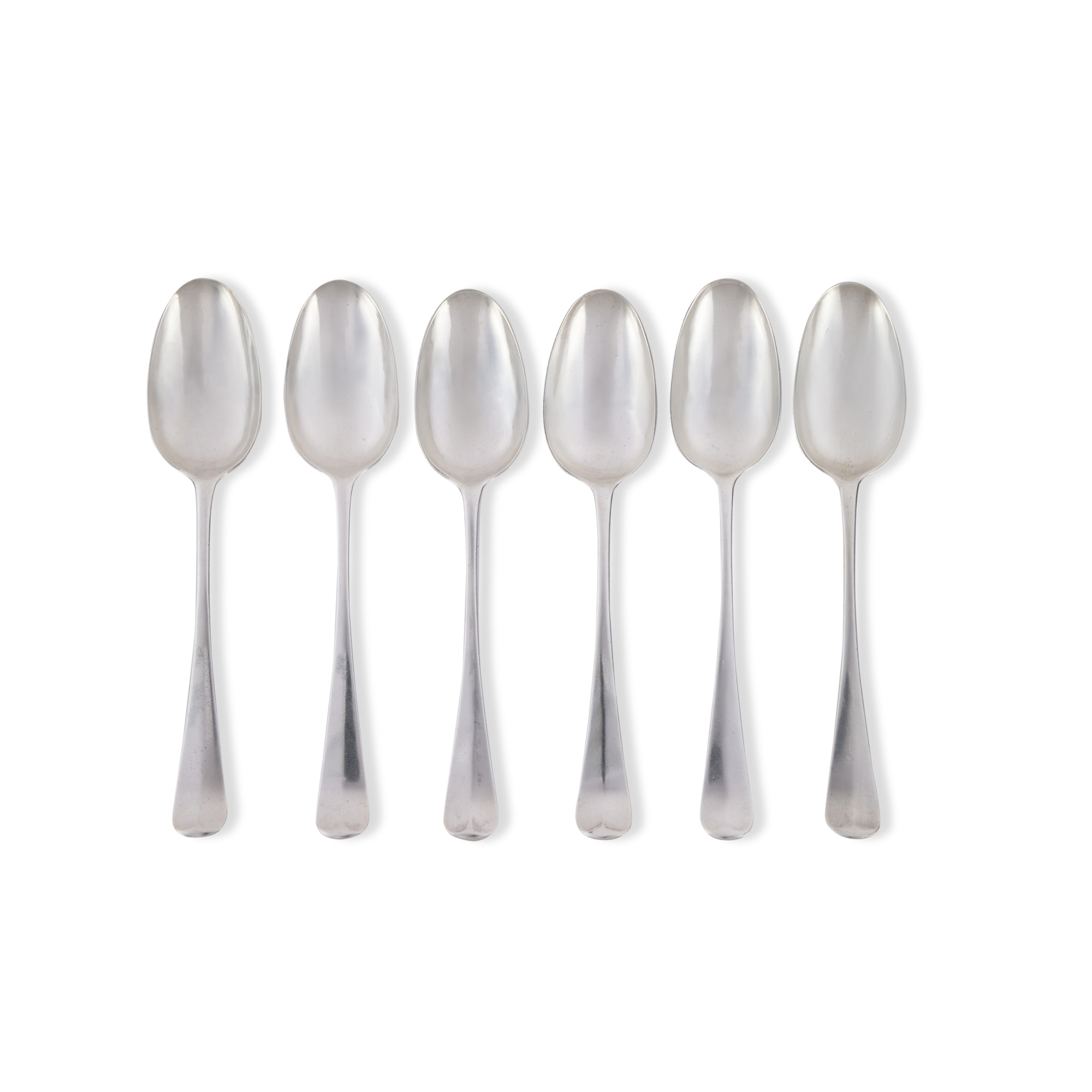 A Set of Six American Silver Tablespoons, Myer Myers, New York, circa ...