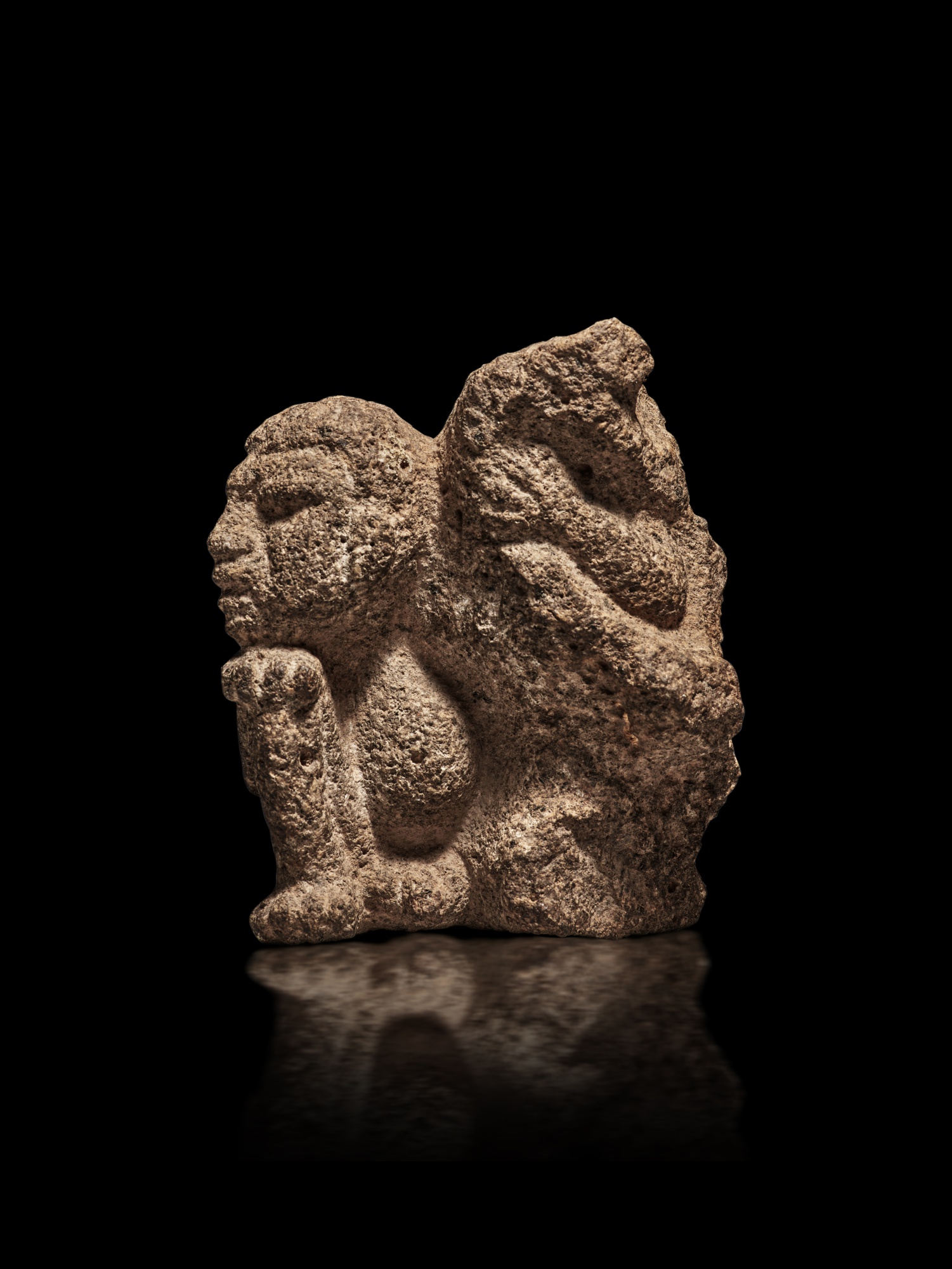 Olmec Kneeling Stone Figure | Art of Africa, Oceania, and the Americas ...