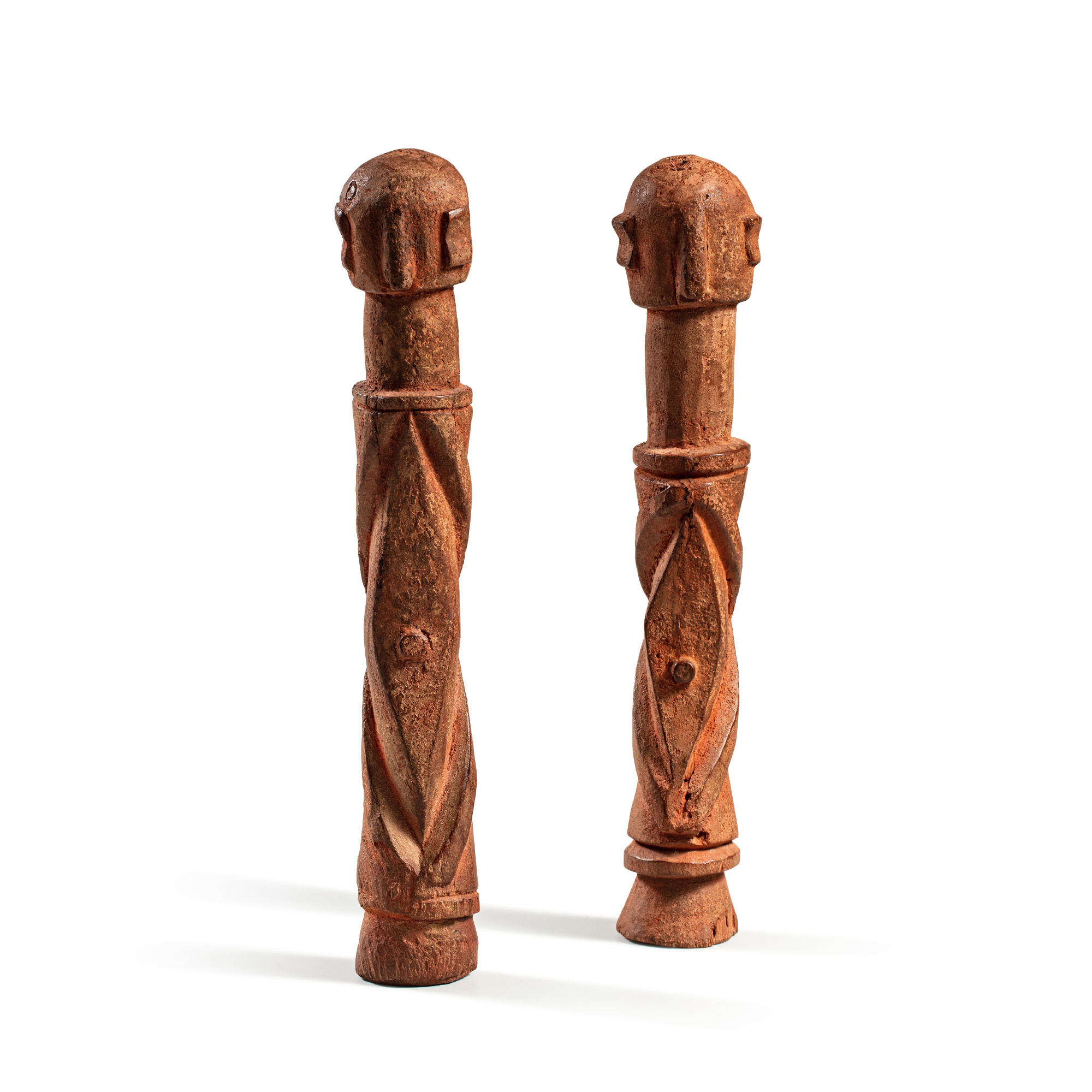 Paire de statues kundul, Wurkun, Nigeria | Pair of Wurkun kundul ...