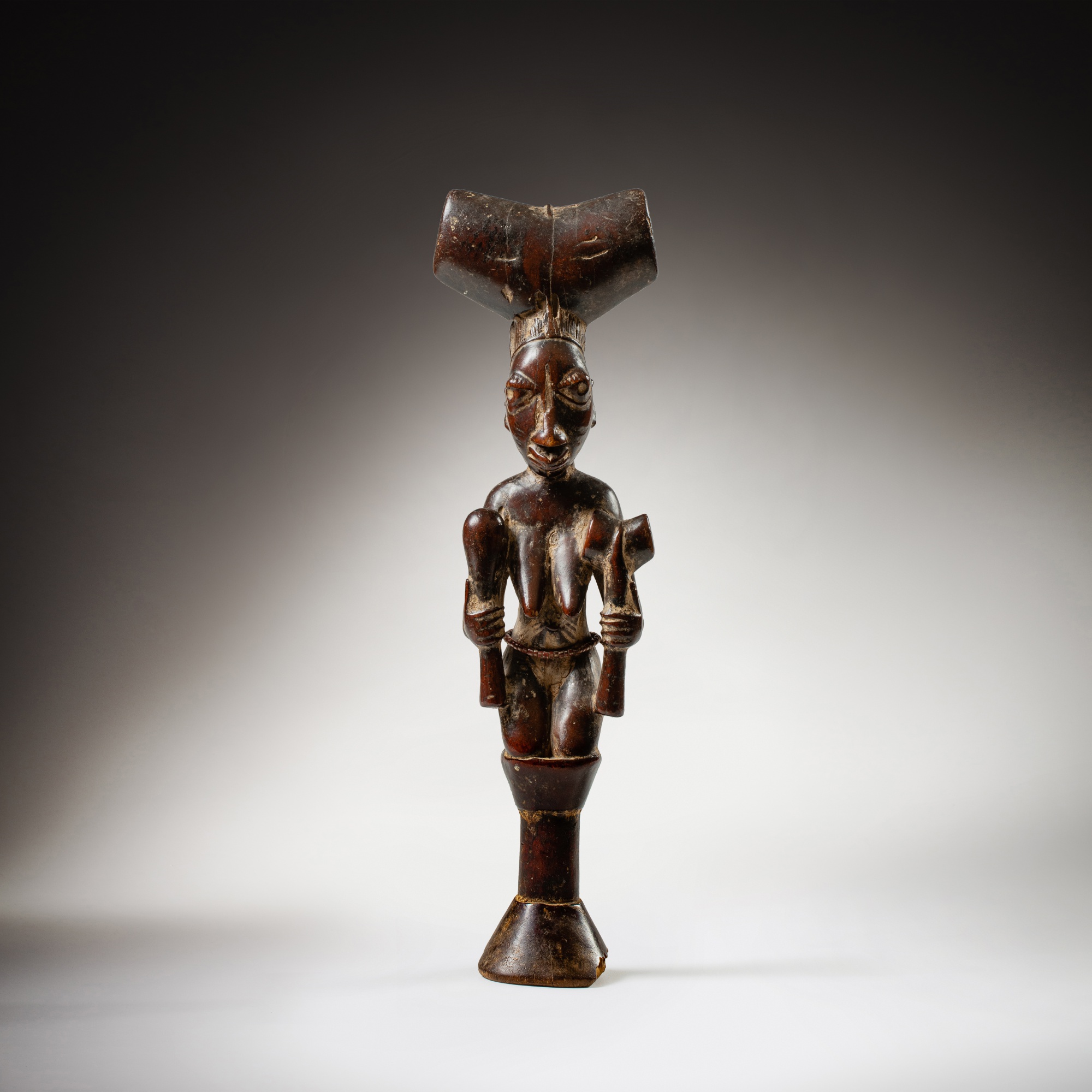 Sceptre Oshe Shango, Yoruba, Nigéria | Oshe Shango Staff, Yoruba ...