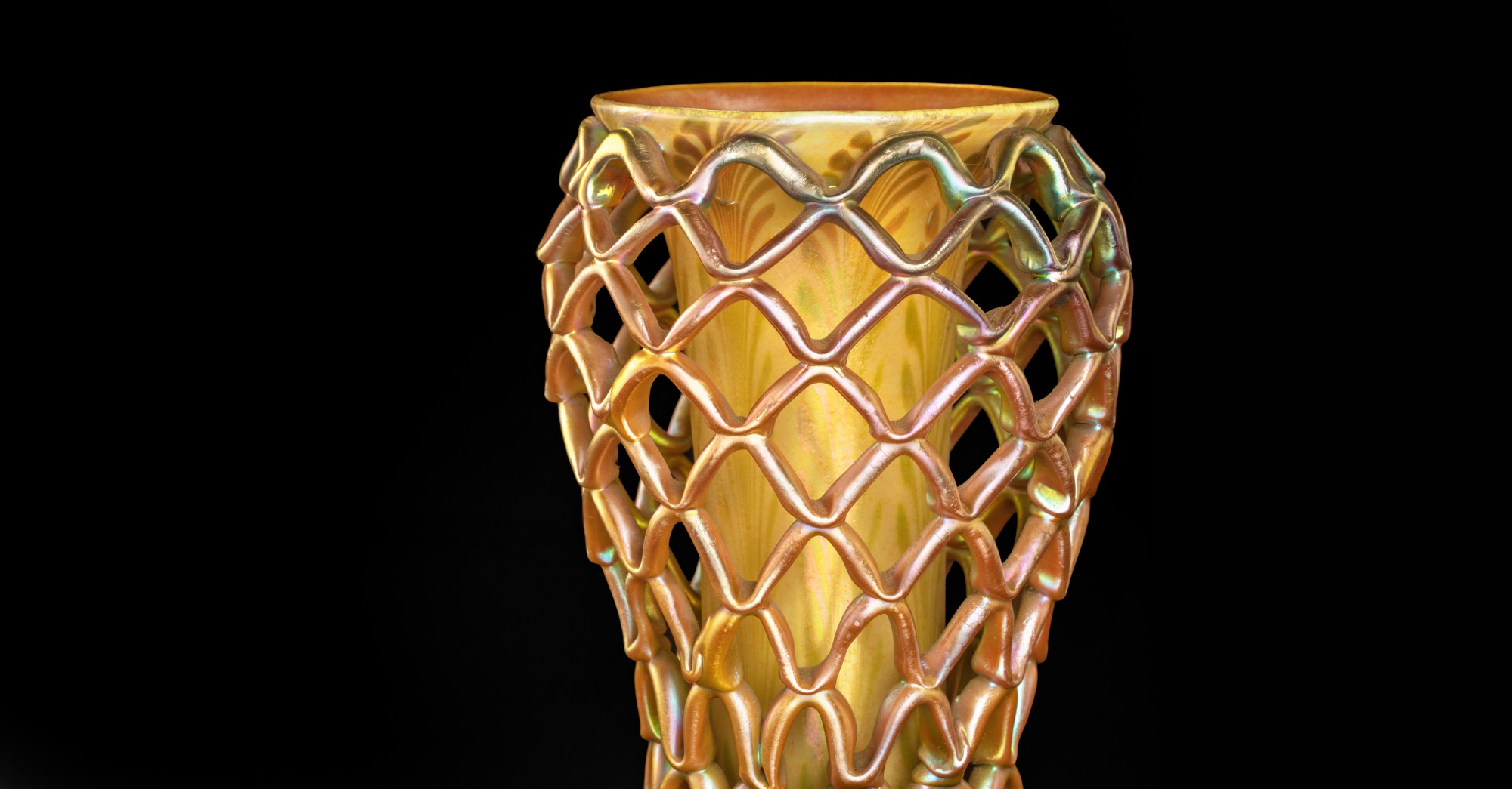 A Rare "Diatreta" Vase | The Doros Collection: The Art Glass of Louis ...