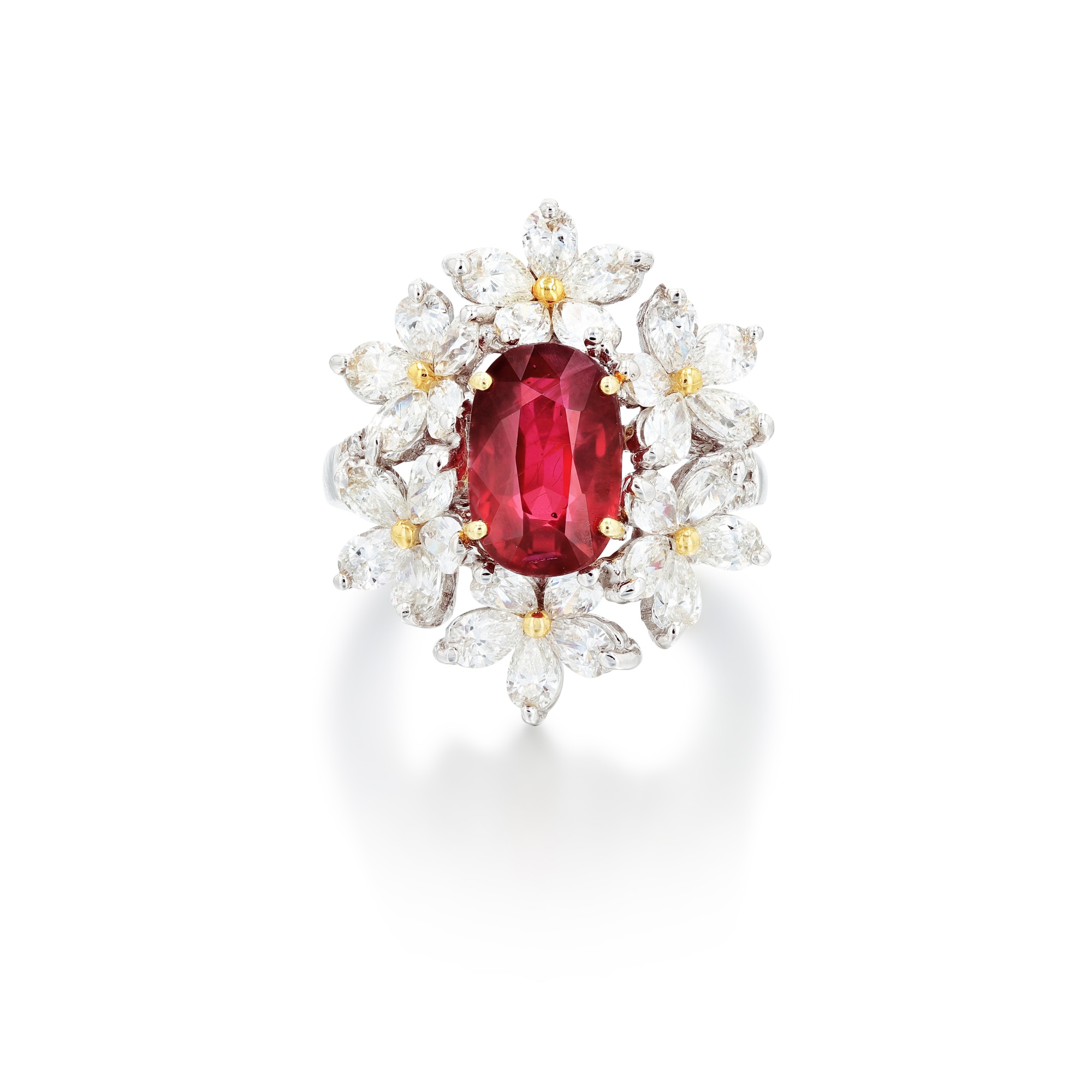 Bague rubis et diamants | Ruby and diamond ring | Fine Jewels | 2023 ...
