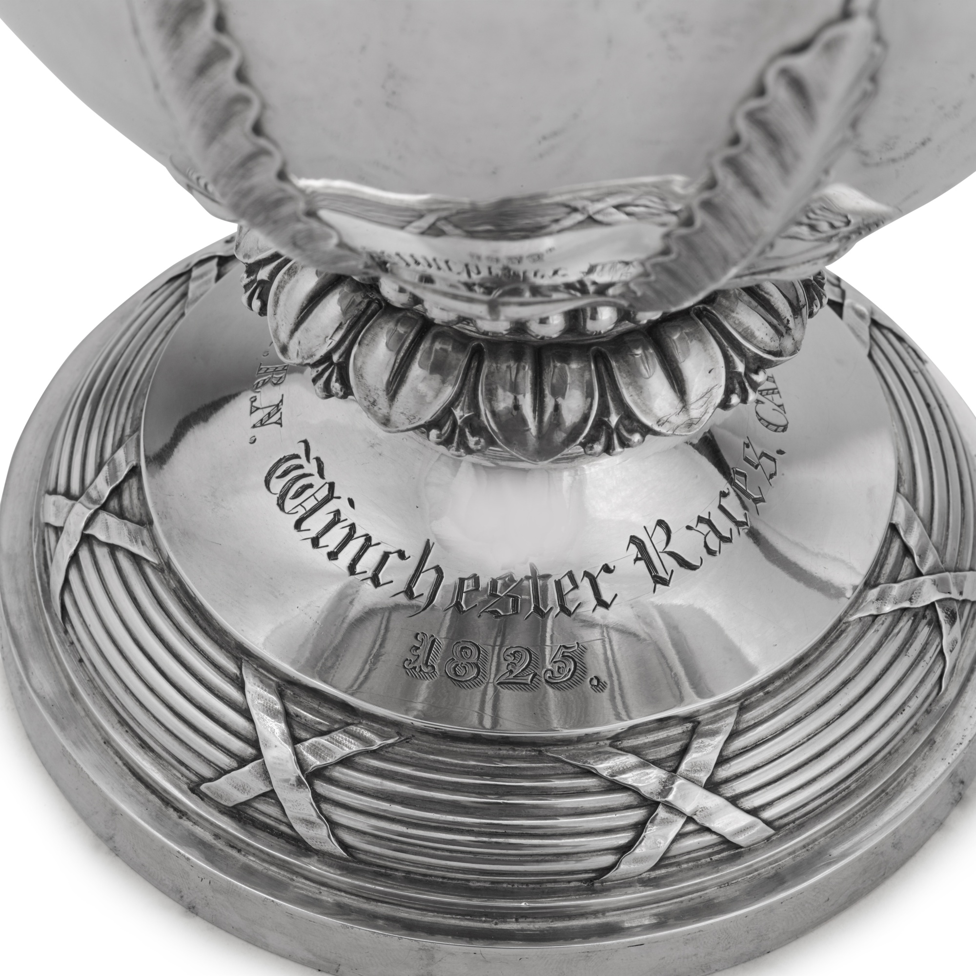 Winchester Race Cup, 1825. A George IV silver racing cup and cover ...
