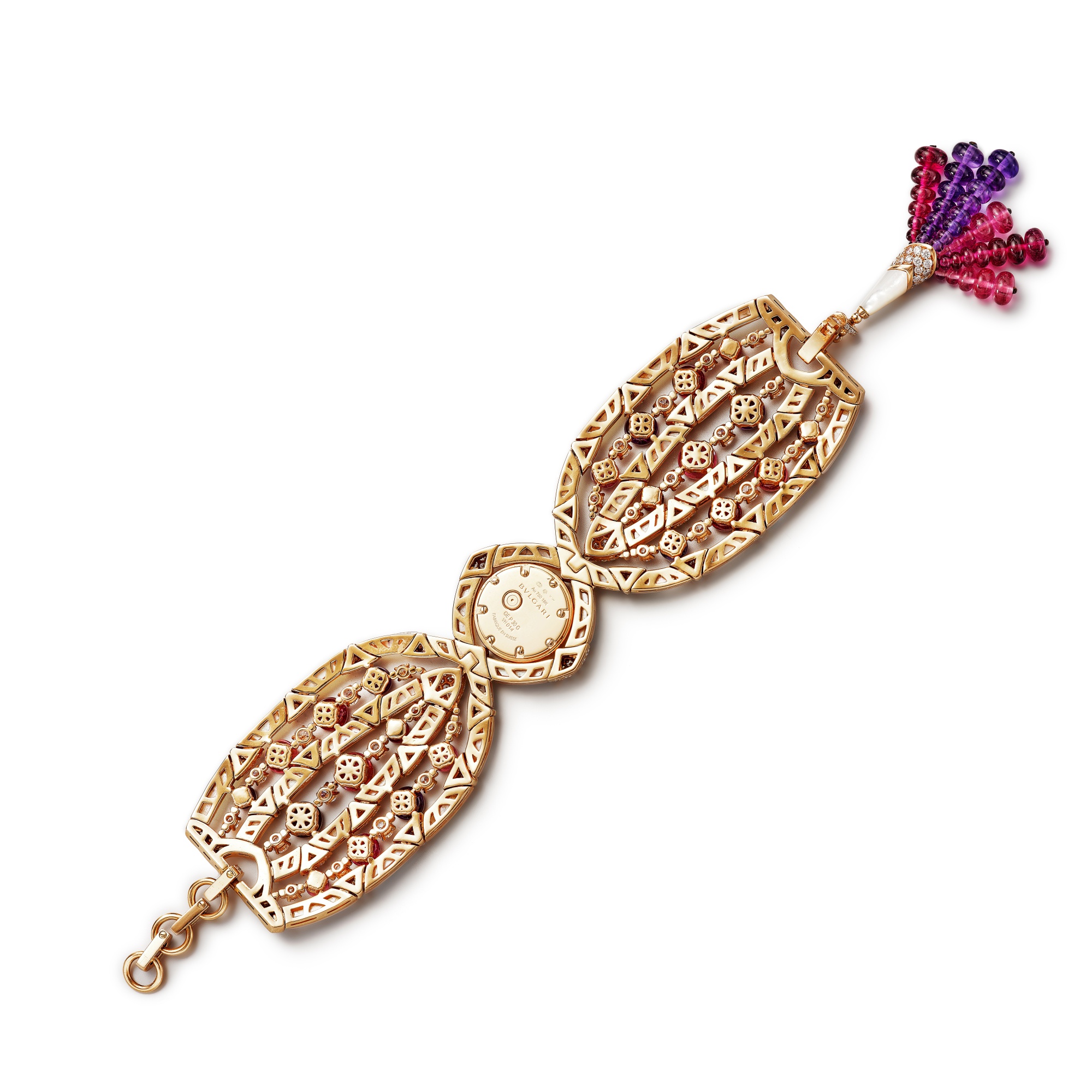 'Gemma' Gem Set and Diamond Wristwatch | 寶格麗 | 'Gemma' 寳石 配 鑽石 腕錶 ...
