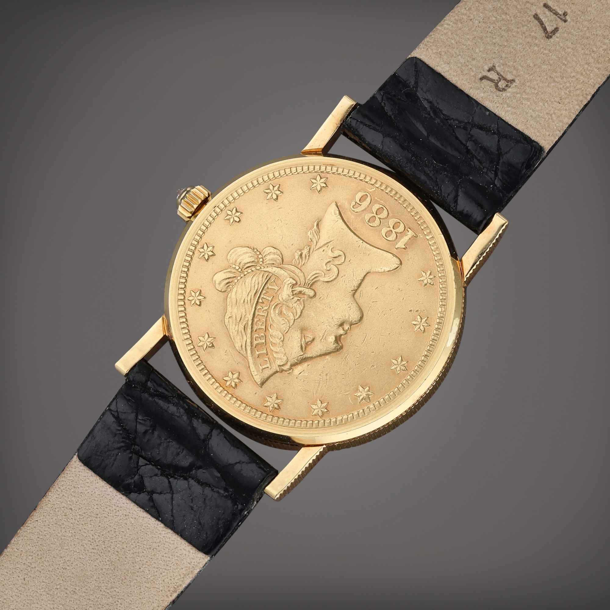 A yellow gold ten dollar coin watch, Circa 1985 | Fine Watches | 2023 ...