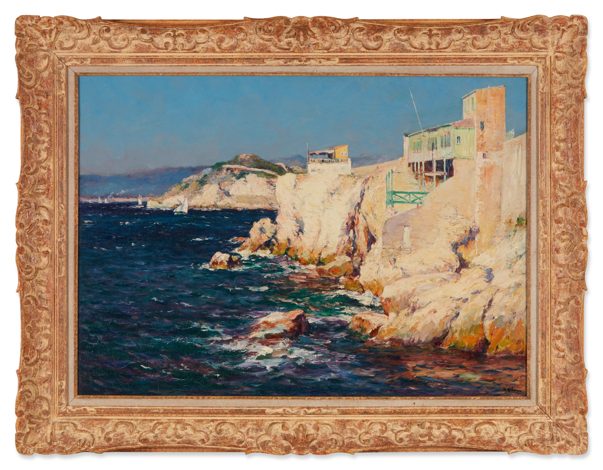 Le Cabanon de Mr Borel sur la corniche | 19th-Century Works of Art ...