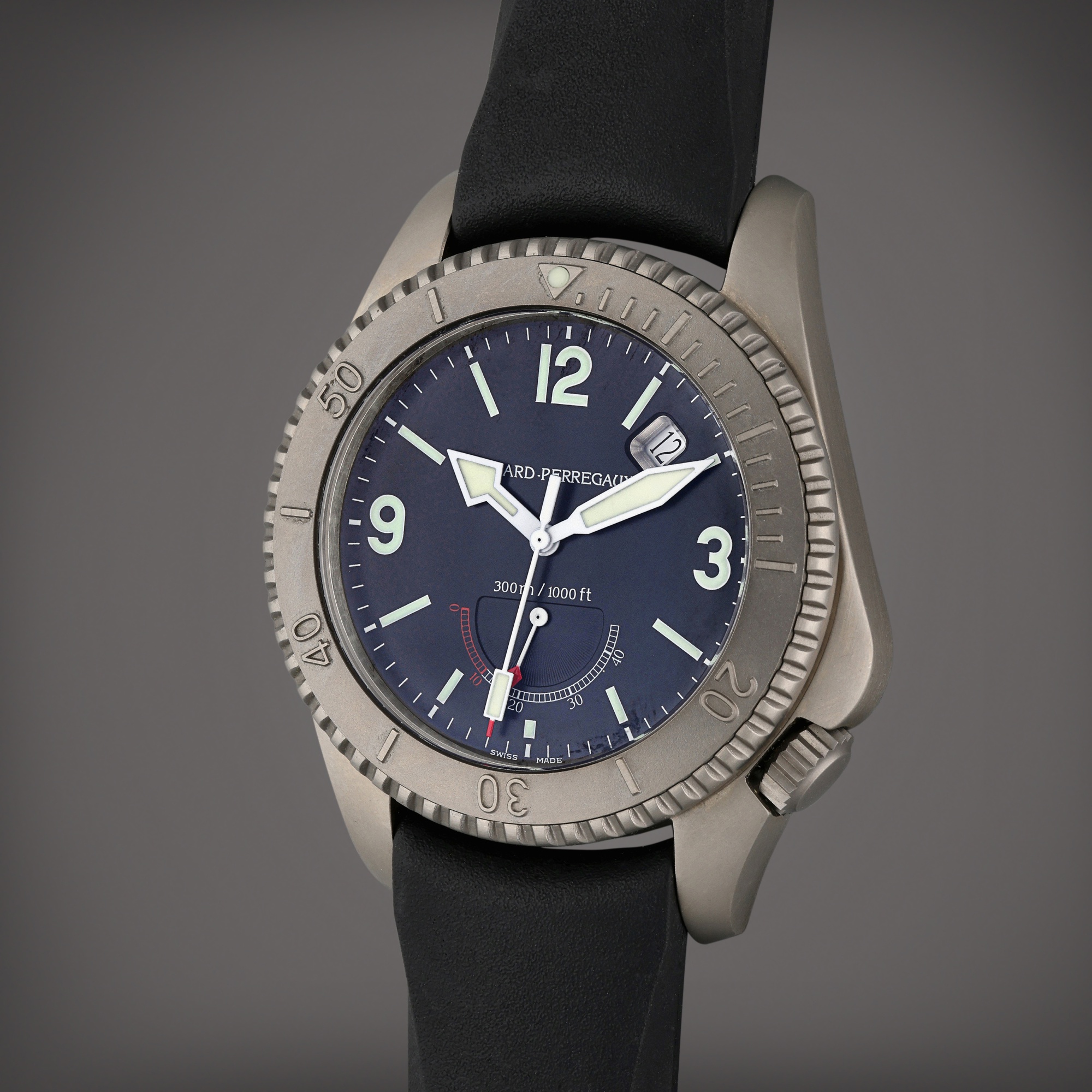 Reference 4990 Sea Hawk II | A titanium automatic wristwatch with date ...