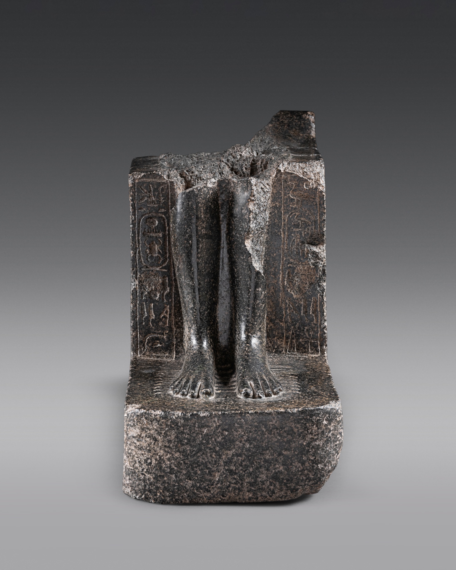 A Fragmentary Egyptian Granite Figure of Tuthmosis III, 18th Dynasty ...