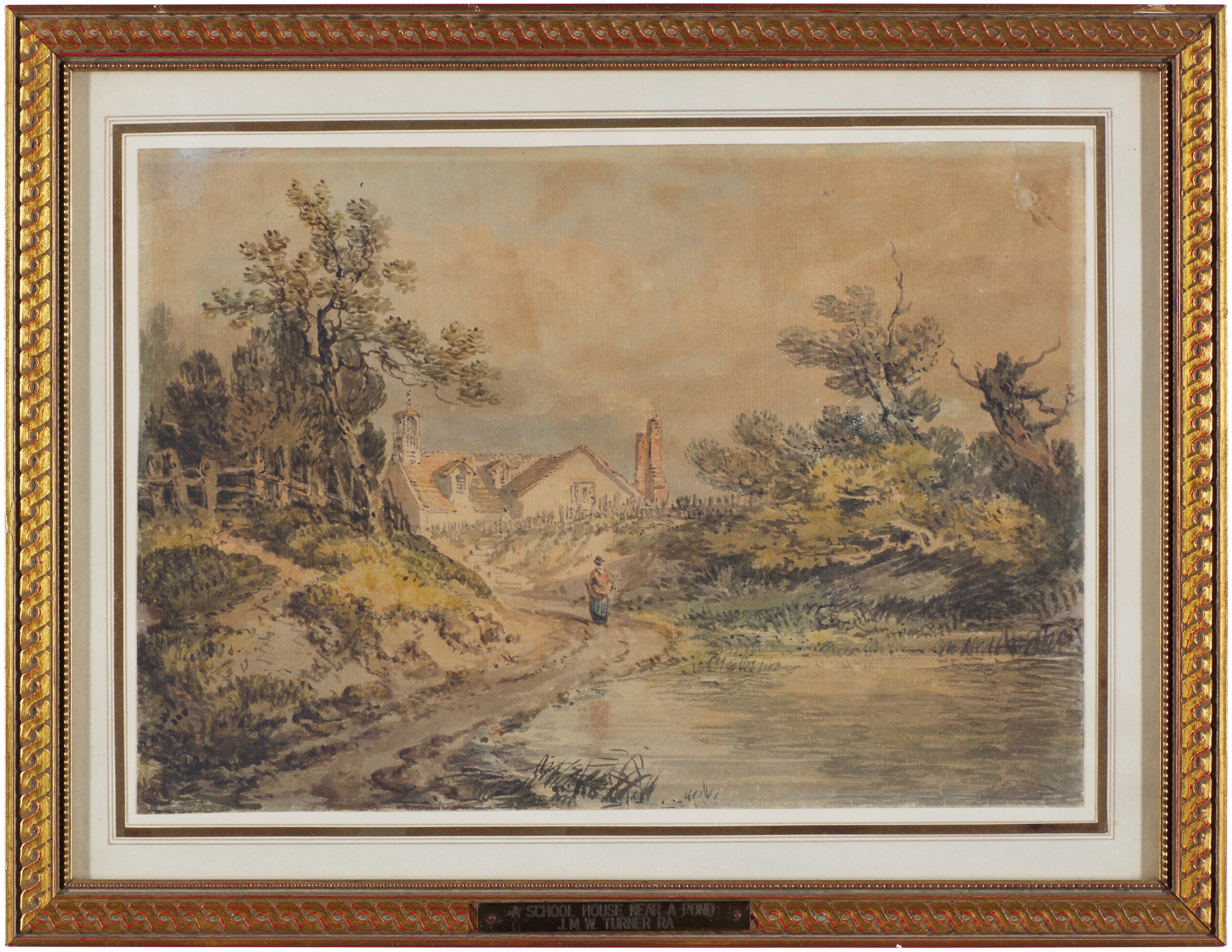 A school house near a pond | HOTUNG | 何東 The Personal Collection of the ...